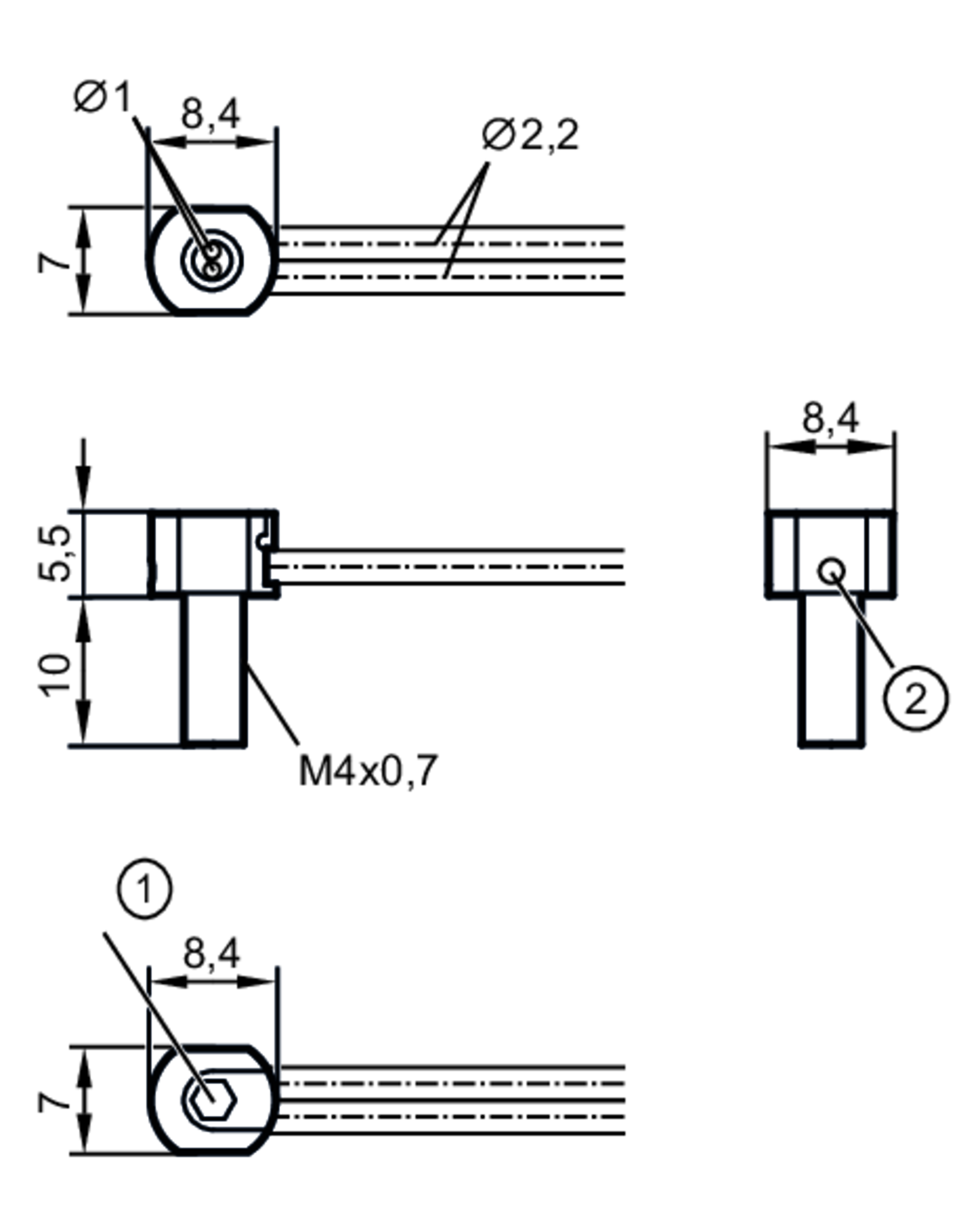 E21318 - Fiber optic diffuse reflection sensor - ifm
