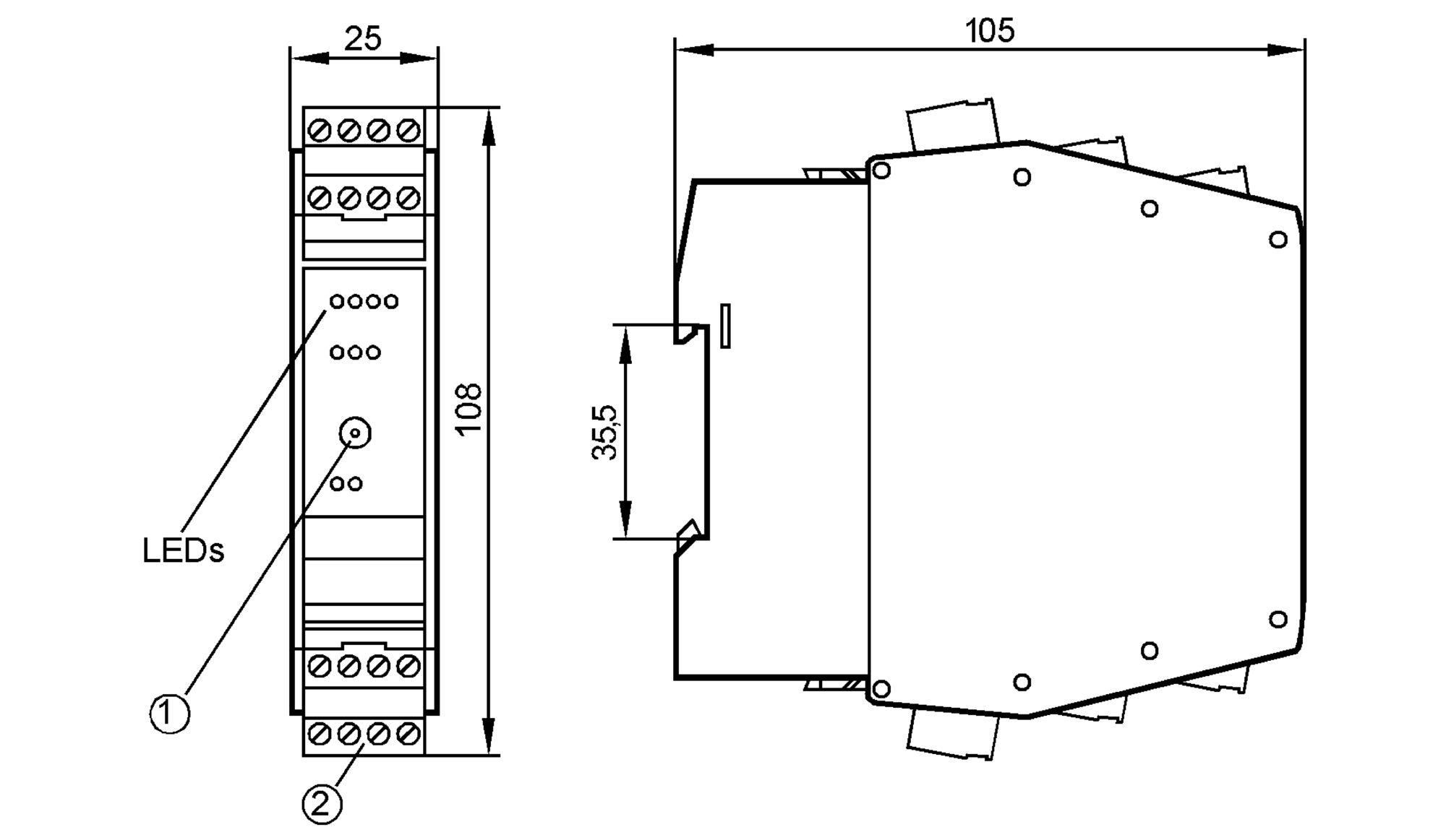AC009S - Safe AS-Interface control cabinet module - ifm