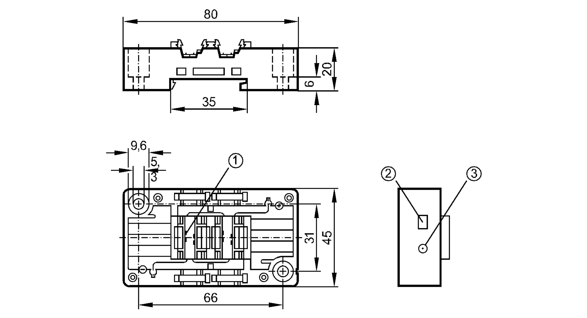 AC5011 - Lower part for AS-Interface module - ifm