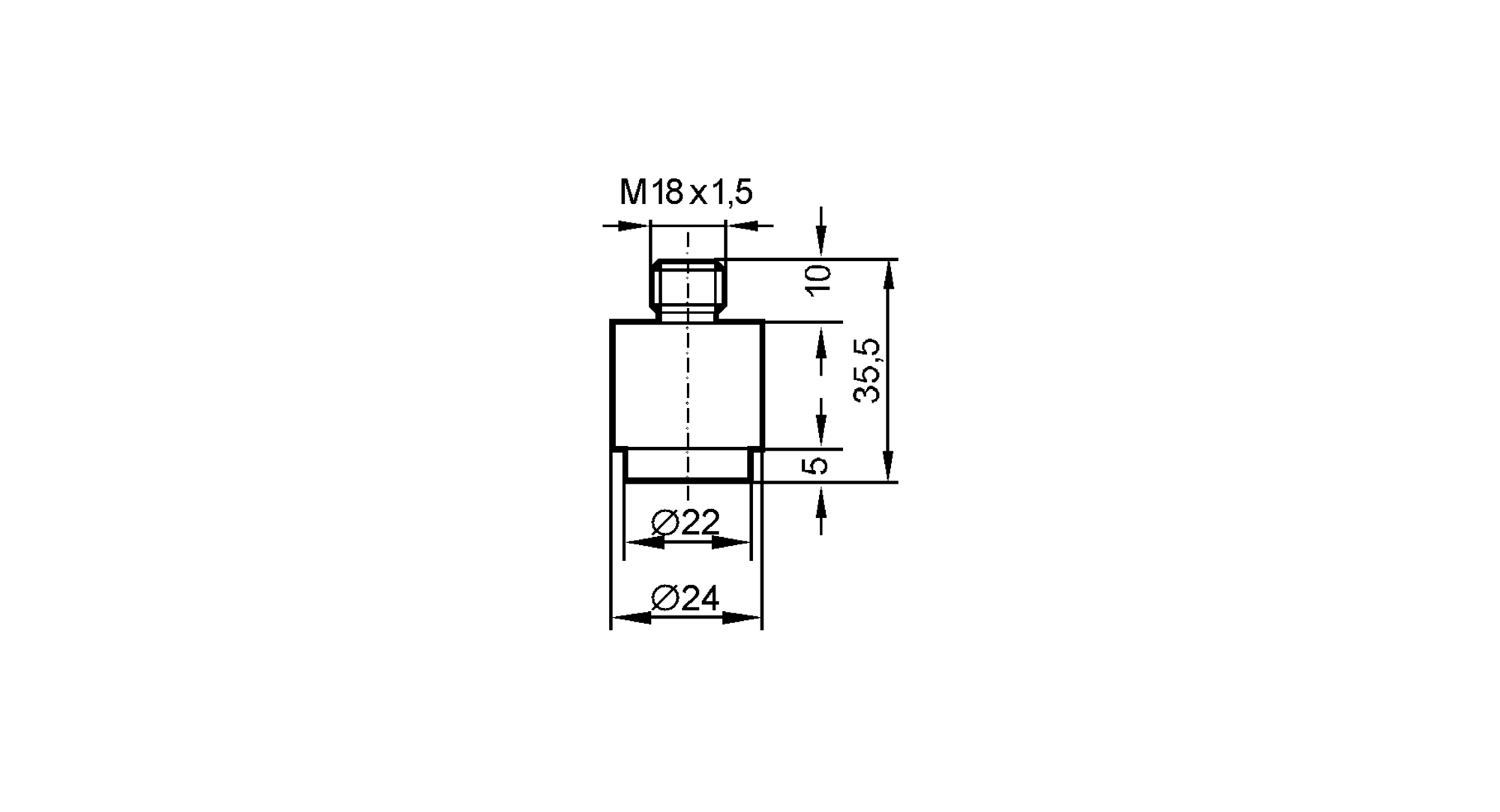 E40113 - Welding adapter for process sensors - ifm