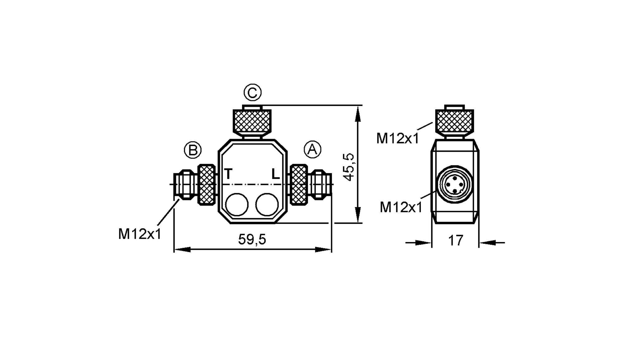 E11627 - T-splitter - ifm