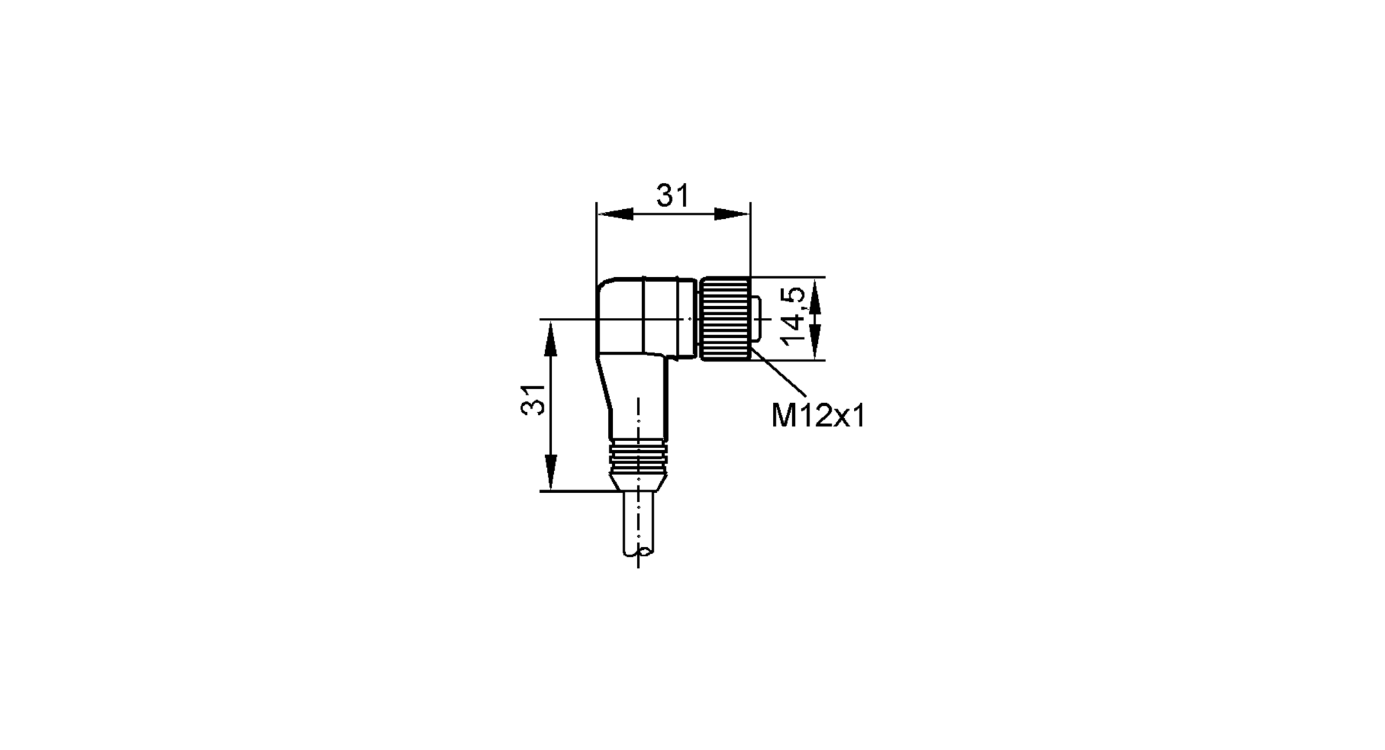 E18405 - Female cordset - ifm