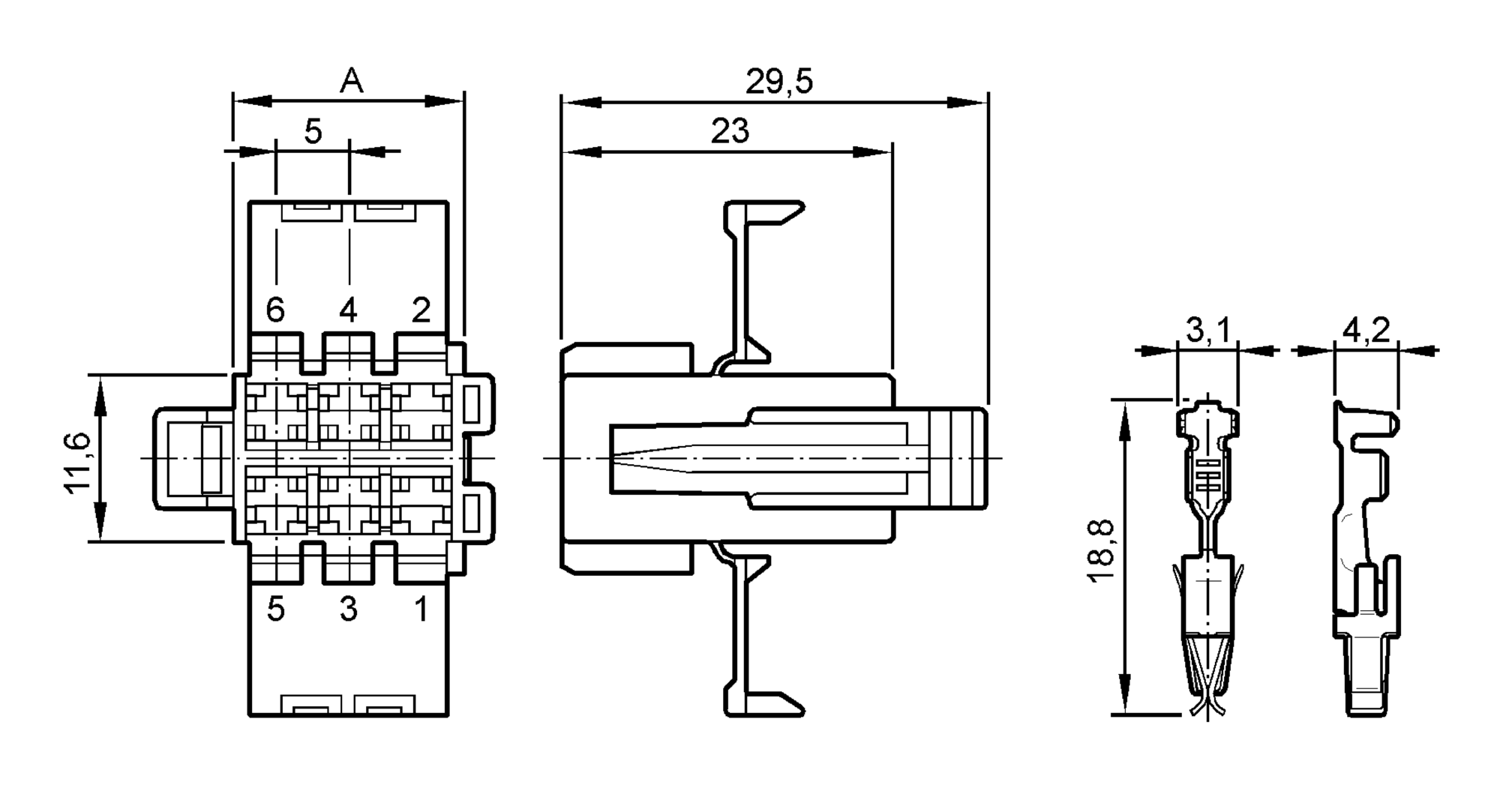 EC2089 - Wirable plug set for mobile controllers - ifm