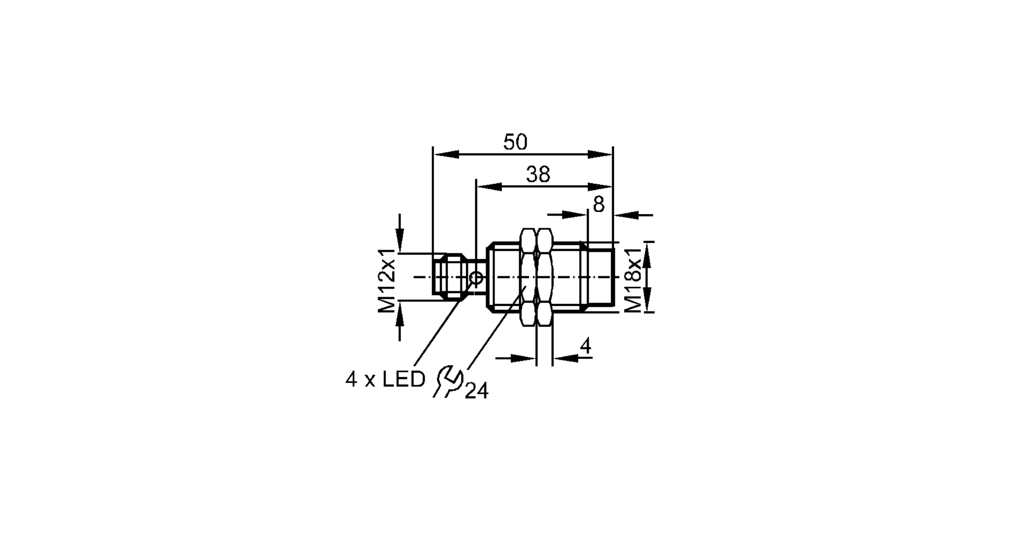 IG5883 - Inductive sensor - ifm