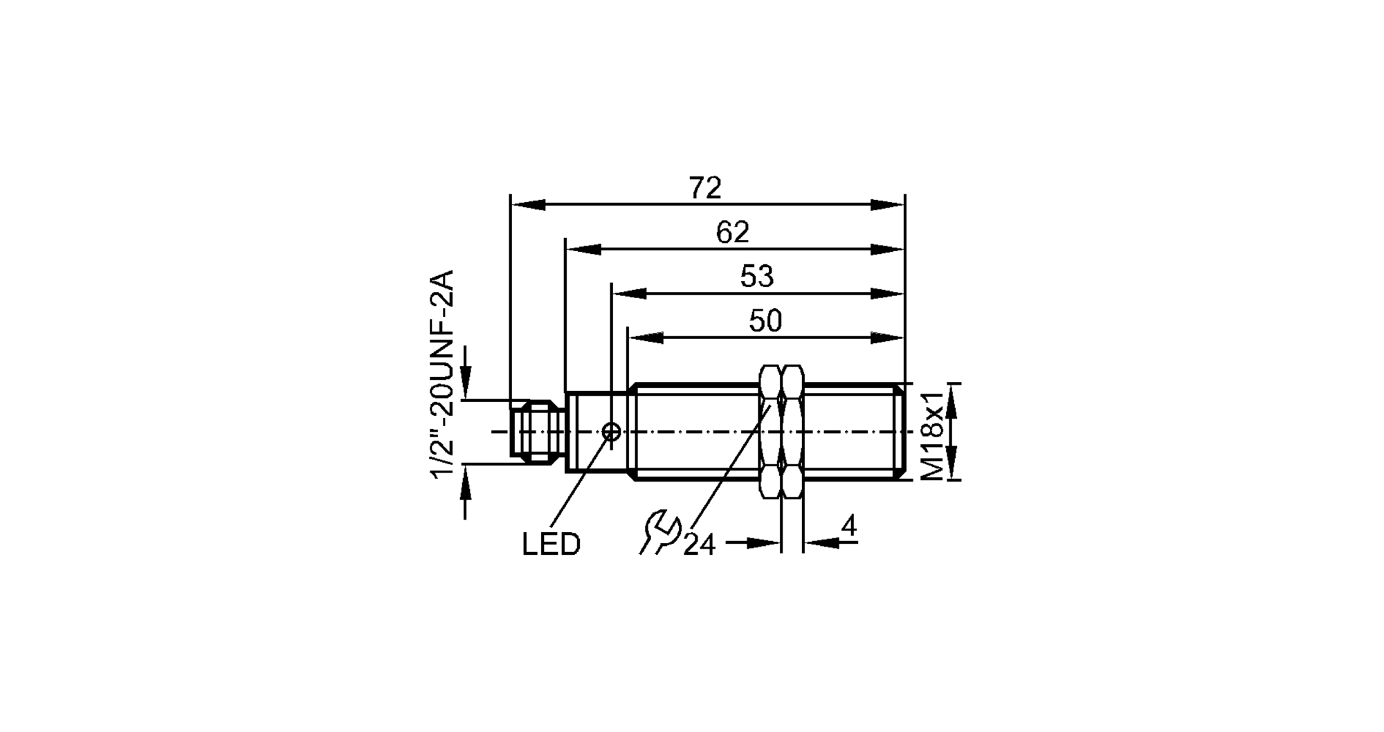 IG0344 - Inductive sensor - ifm