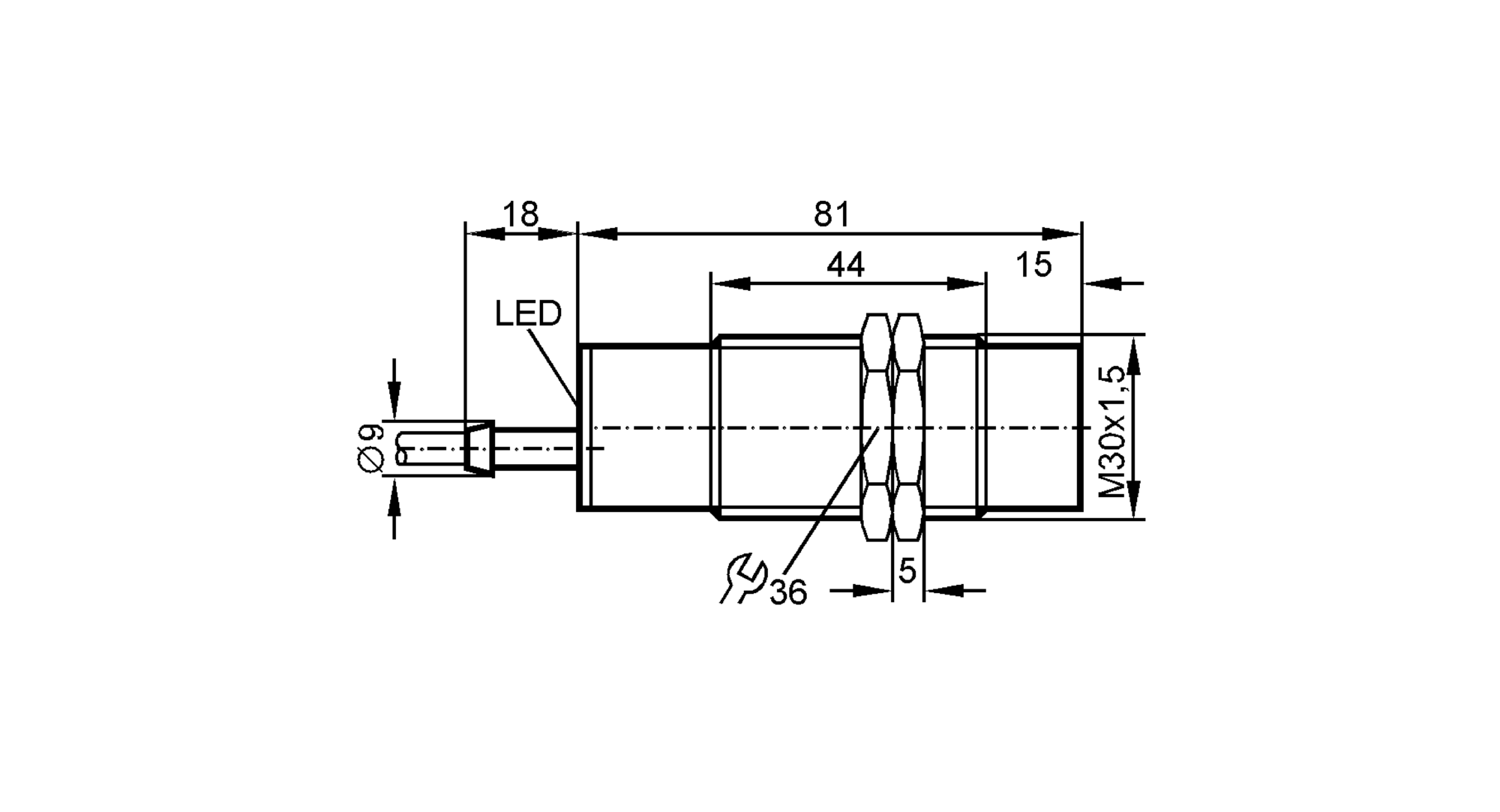 II0048 - Inductive sensor - ifm