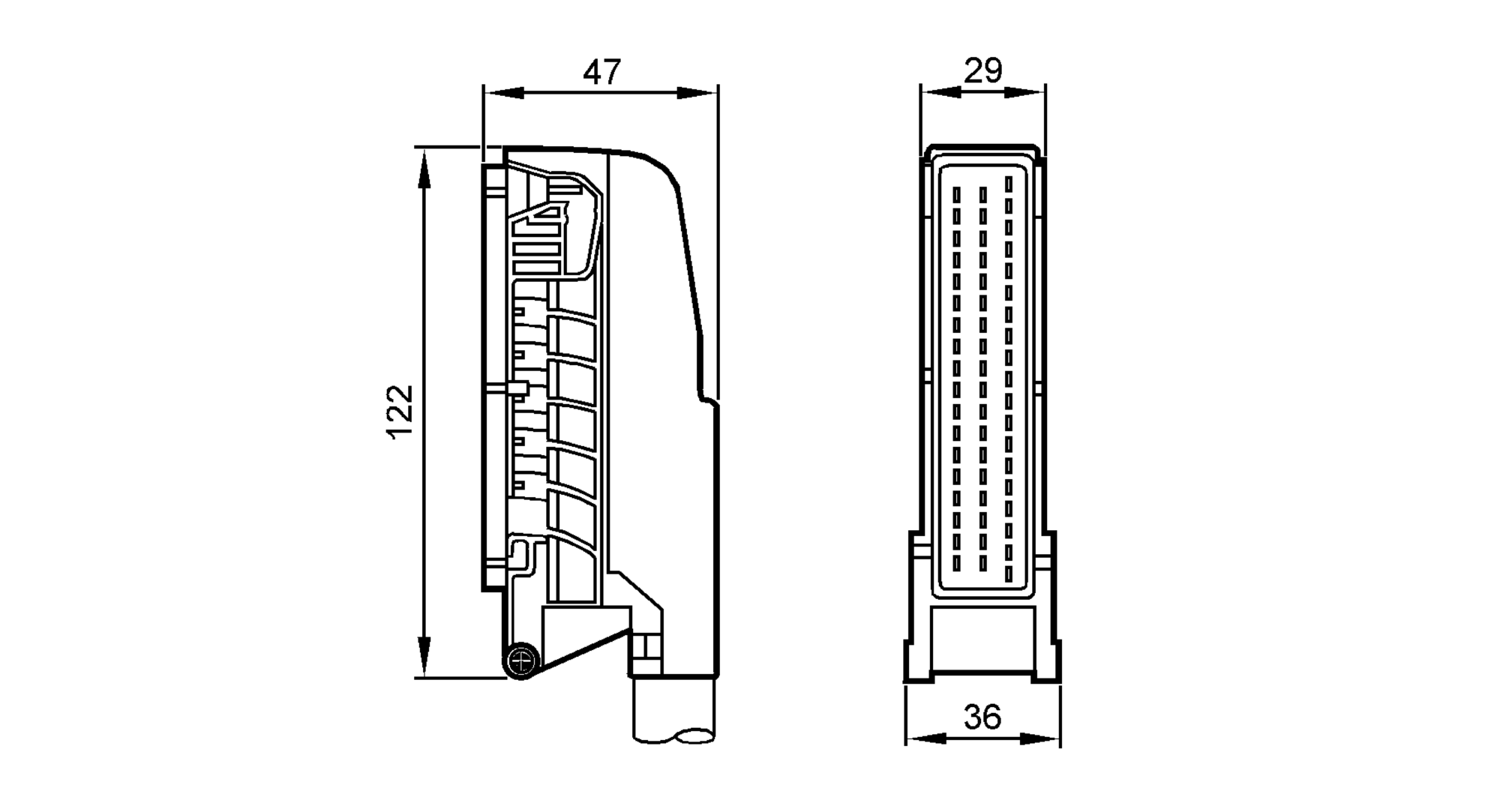 EC2086 - Connecting cordset with AMP connector - ifm