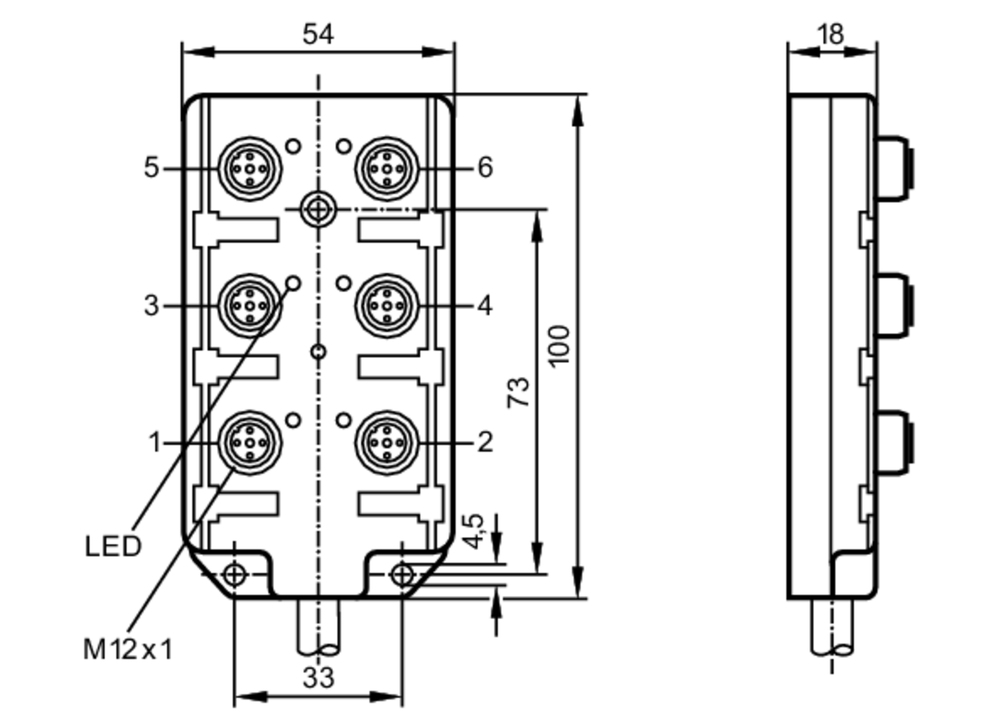 E11570 - Wiring block - ifm