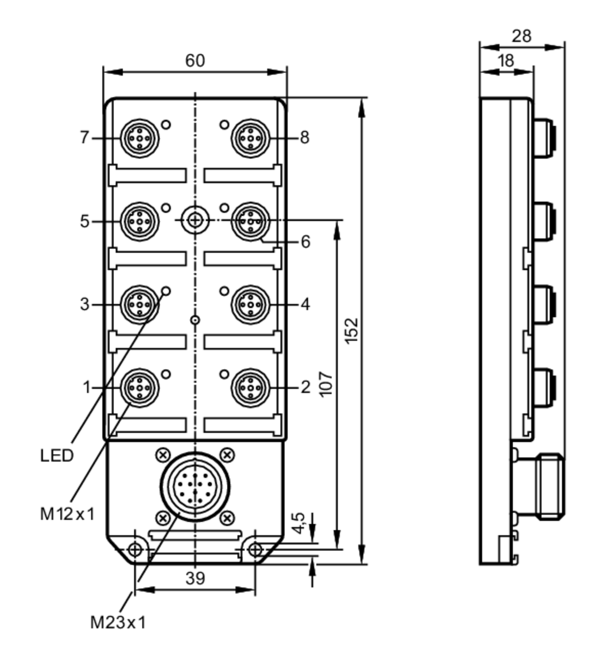 E10446 - Wiring block - ifm