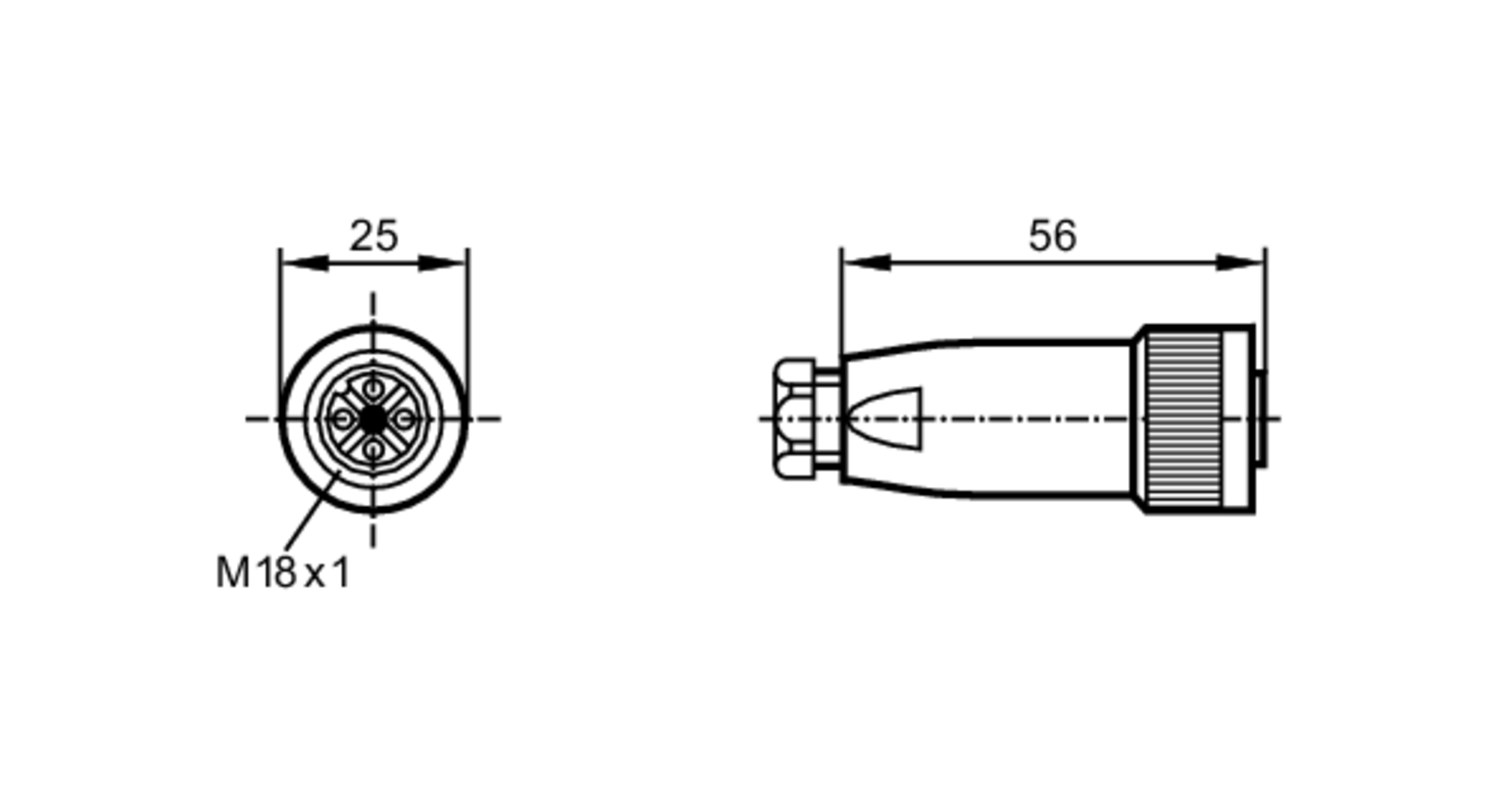 E10137 - Female wirable connectors - ifm