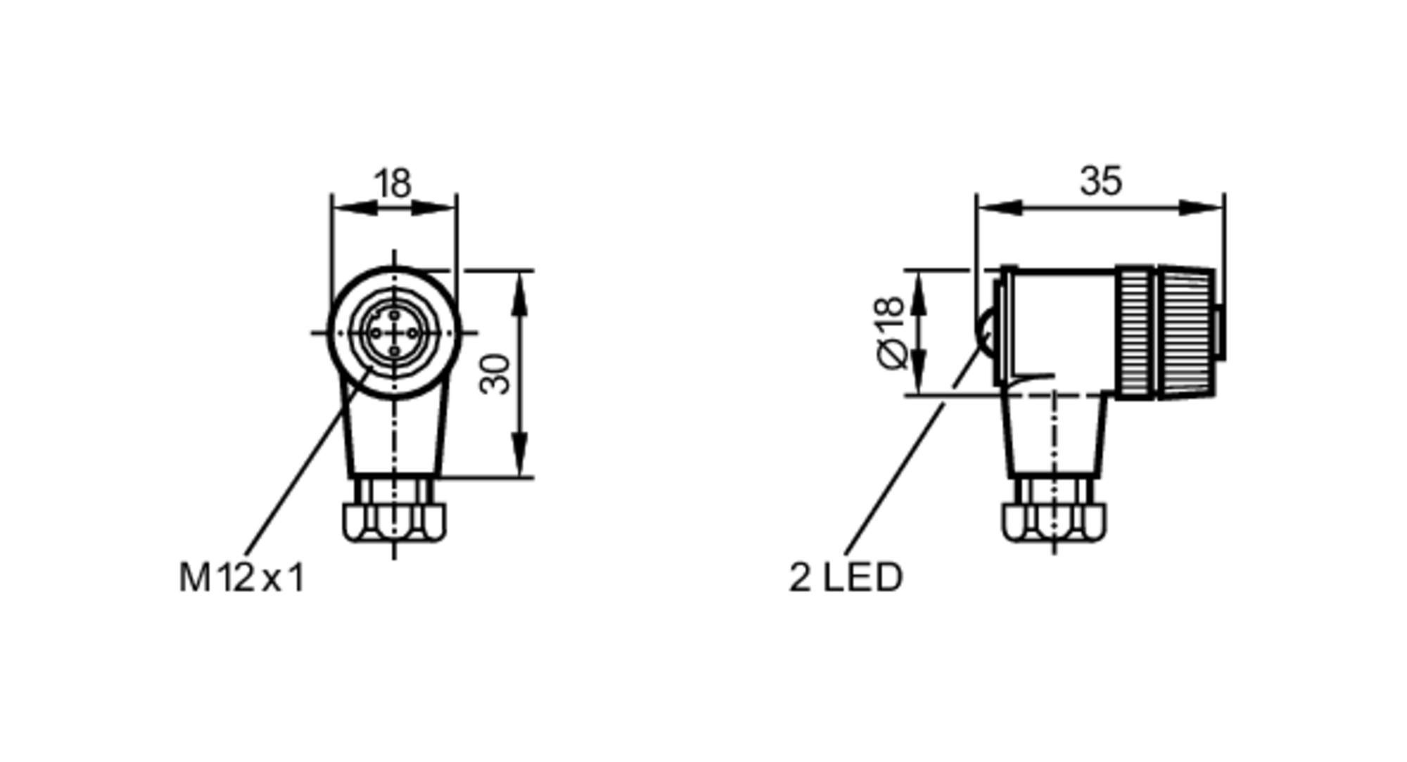 E11510 - Female wirable connectors - ifm