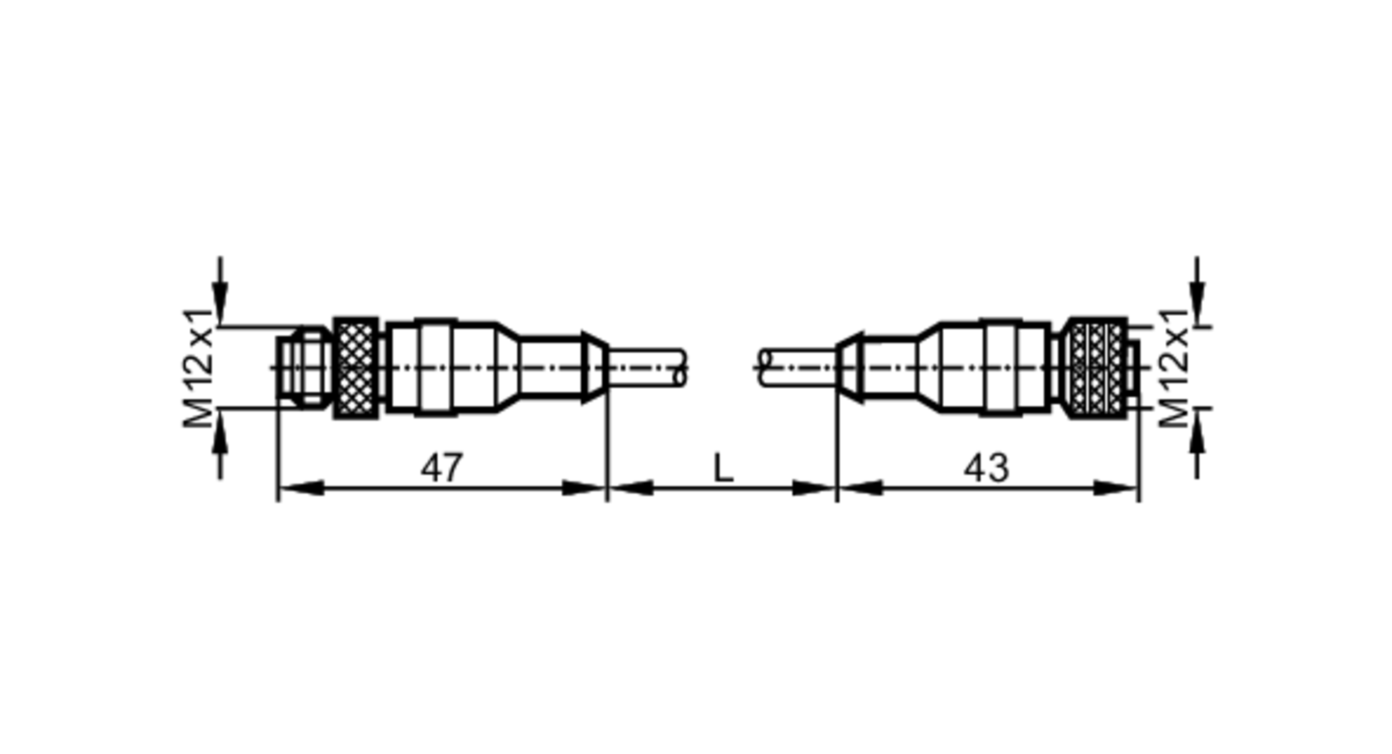 E12280 - Connection cable - ifm