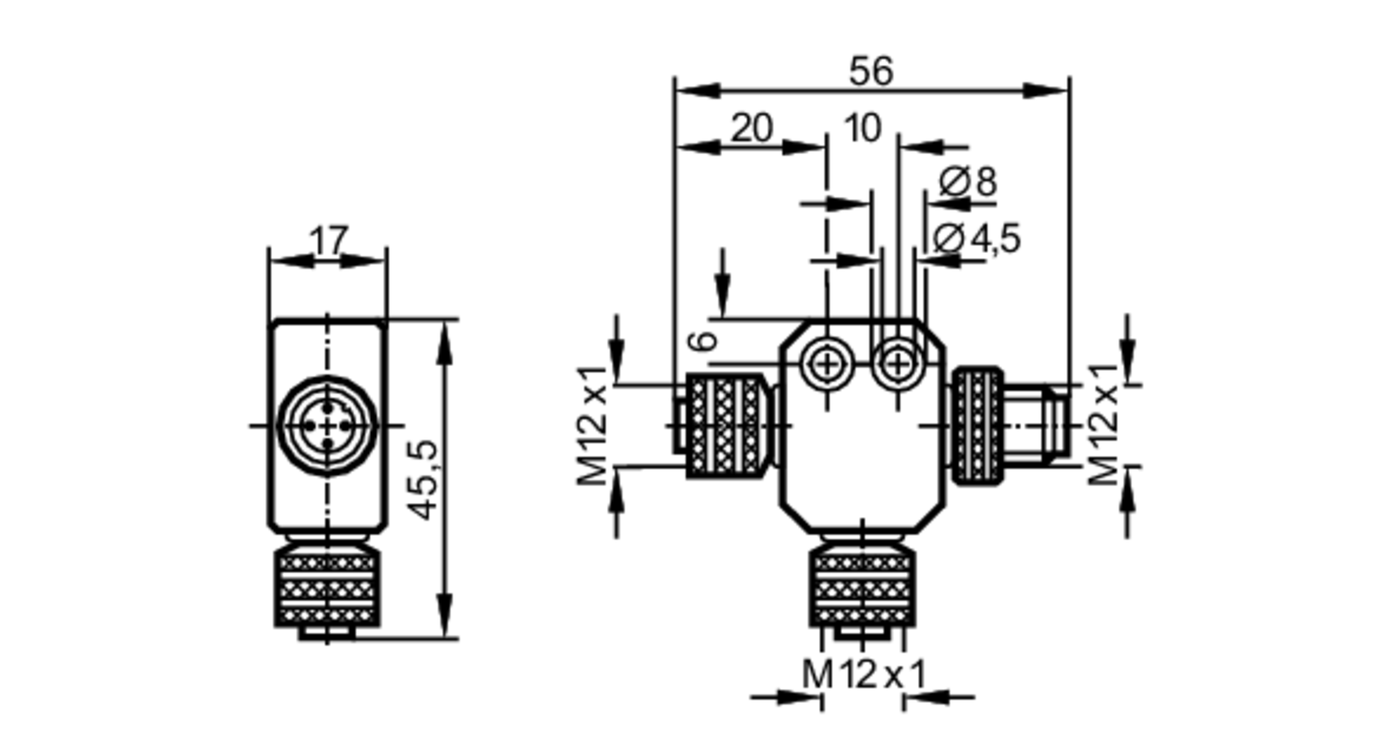 E11696 - T-splitter - ifm
