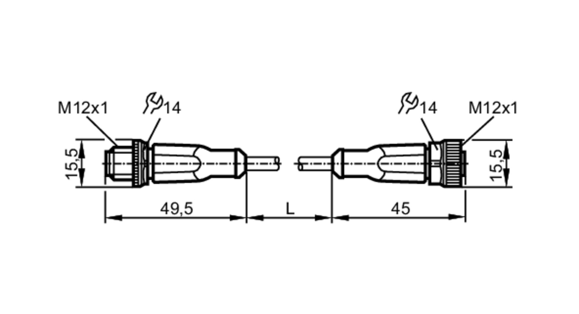 EVC100 - Connection cable - ifm