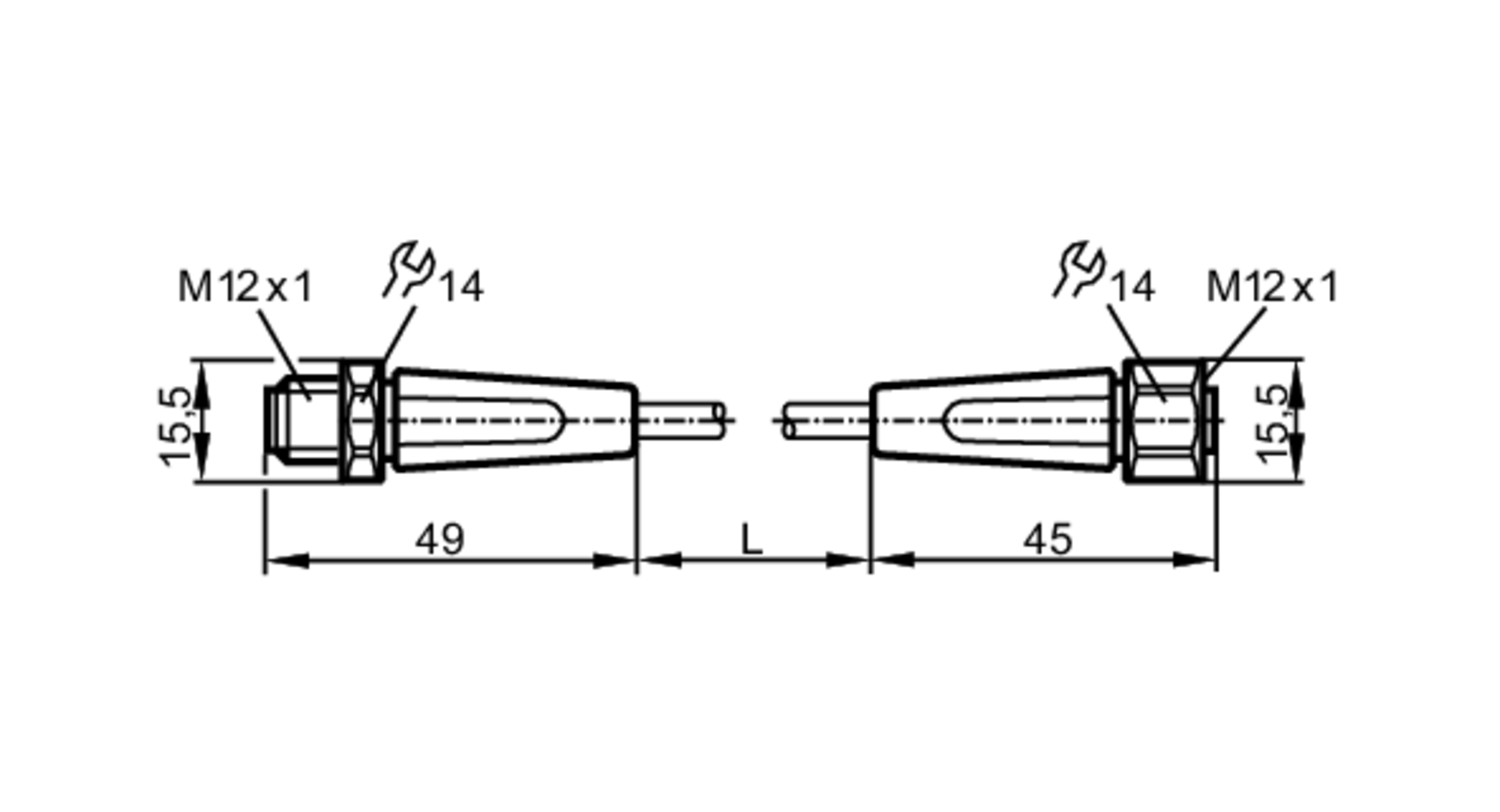 EVT040 - Connection cable - ifm