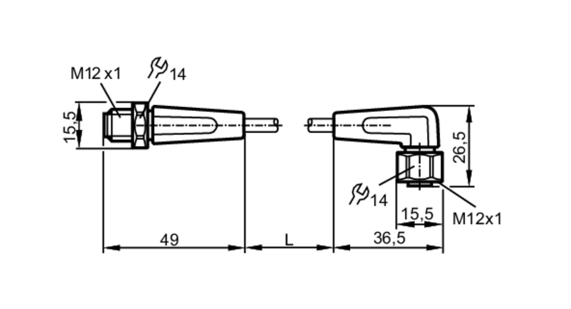 EVT049 - Connection cable - ifm