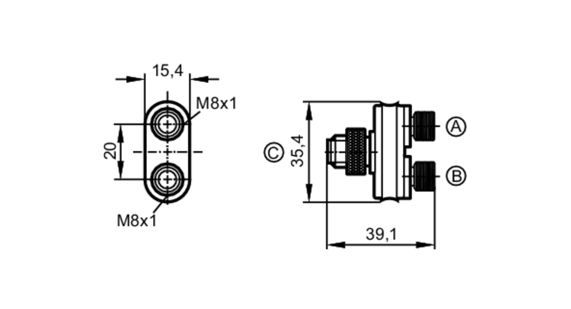 E10802 - Y/T splitter - ifm