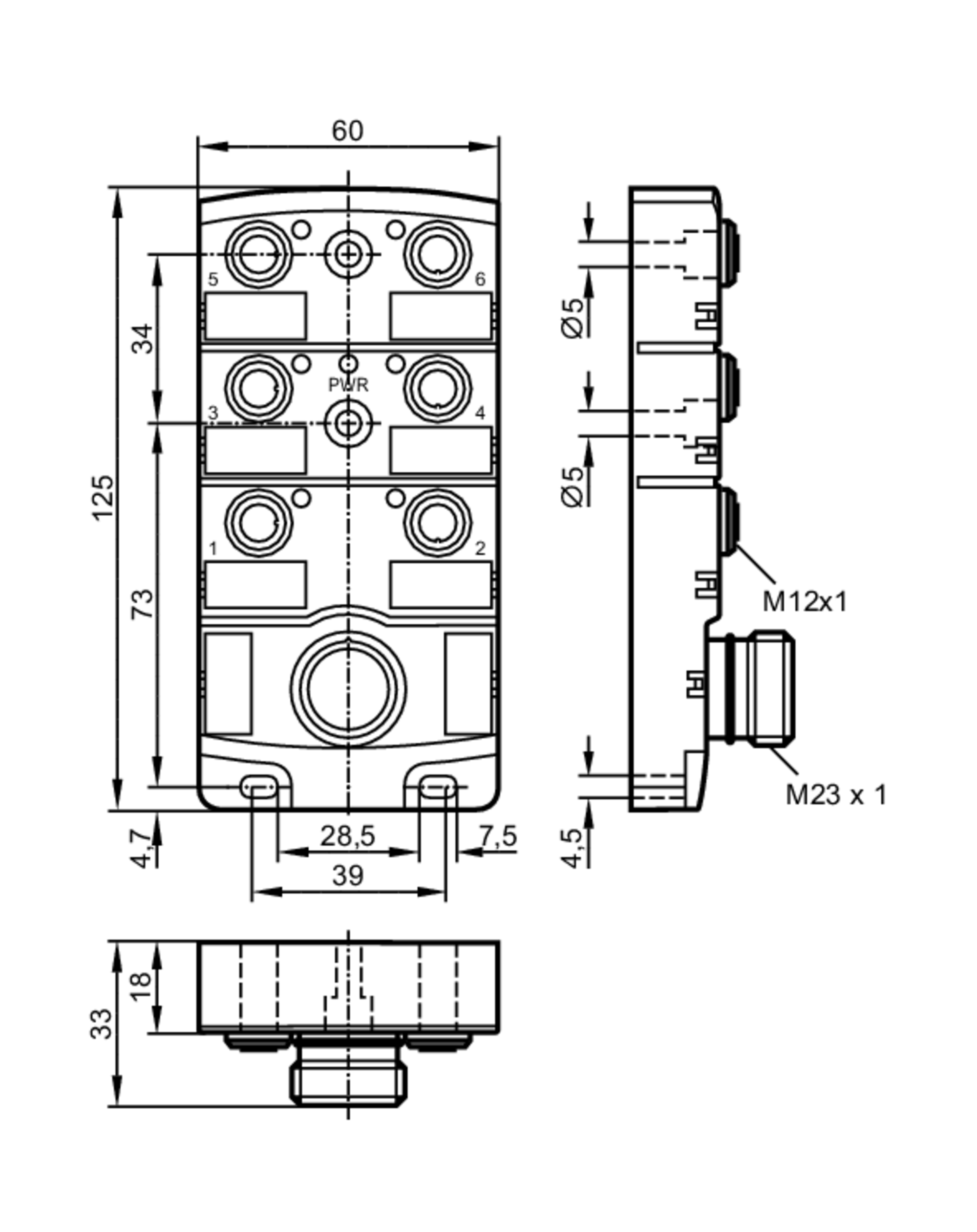 EBC006 - Wiring block - ifm