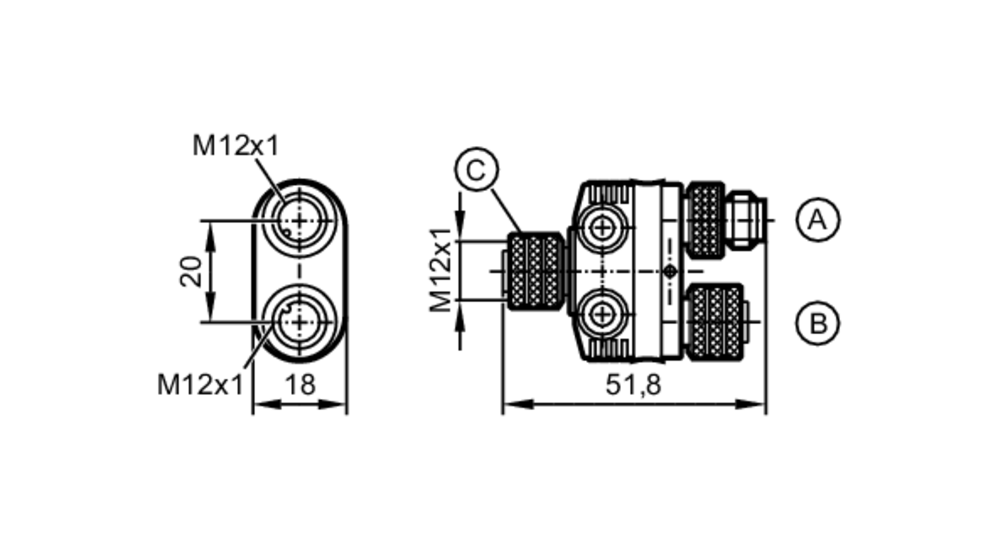 E12330 - Y/T splitter - ifm
