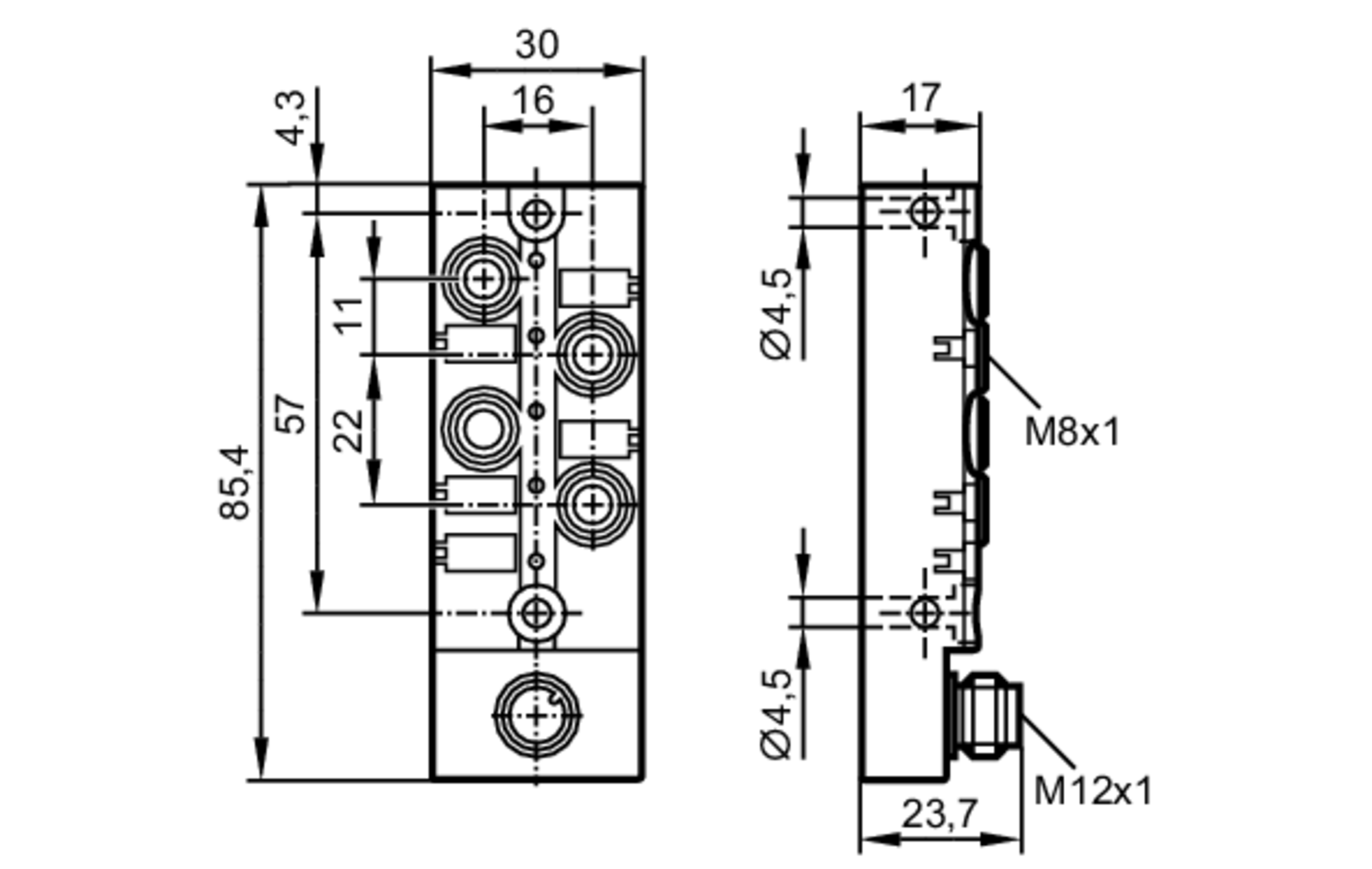 EBC050 - Wiring block - ifm