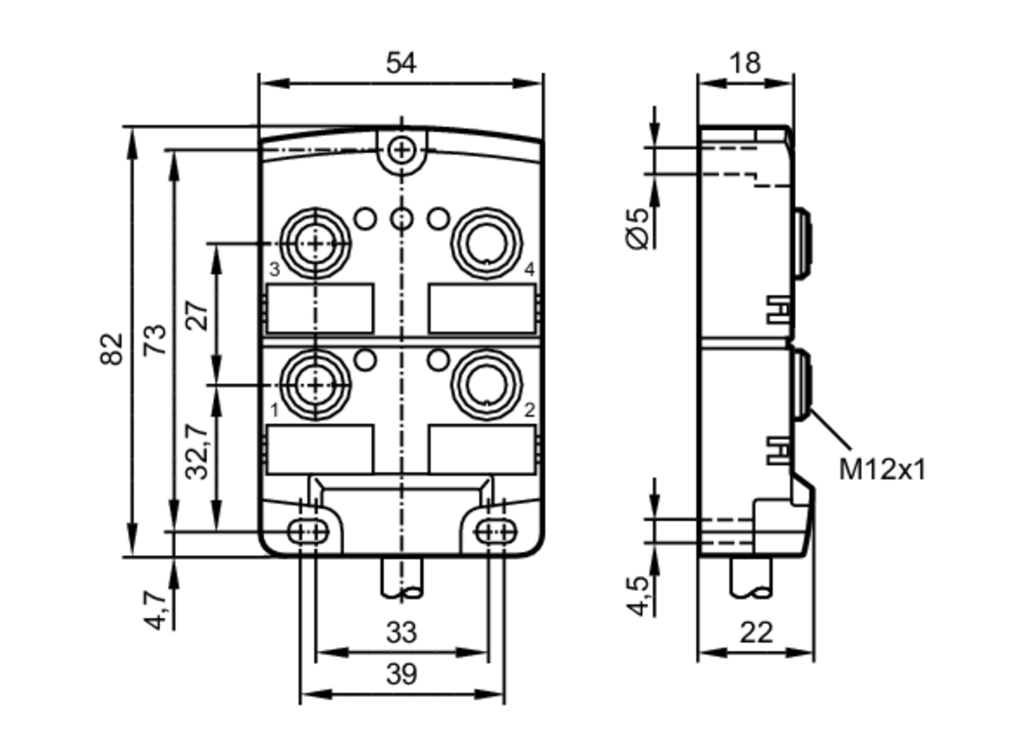 EBC027 - Wiring block - ifm
