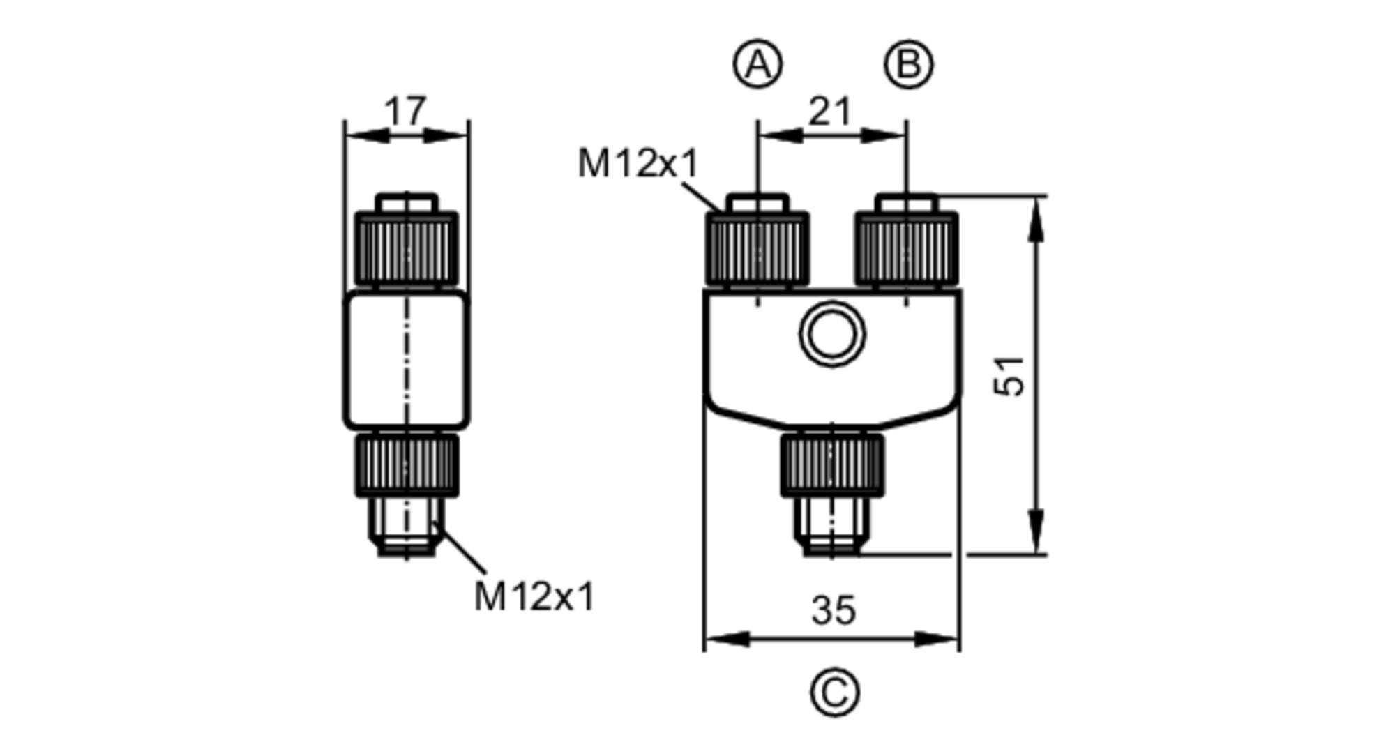 E11562 - Y/T splitter - ifm