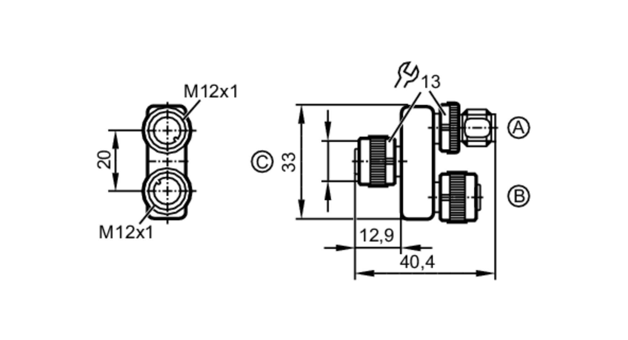 E12481 - Y/T splitter - ifm