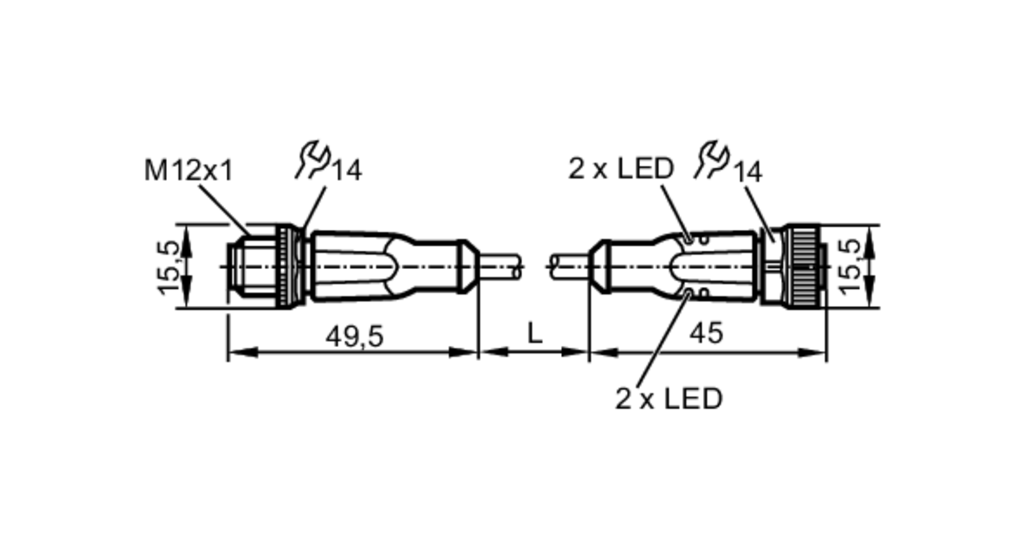 EVC677 - Connection cable - ifm