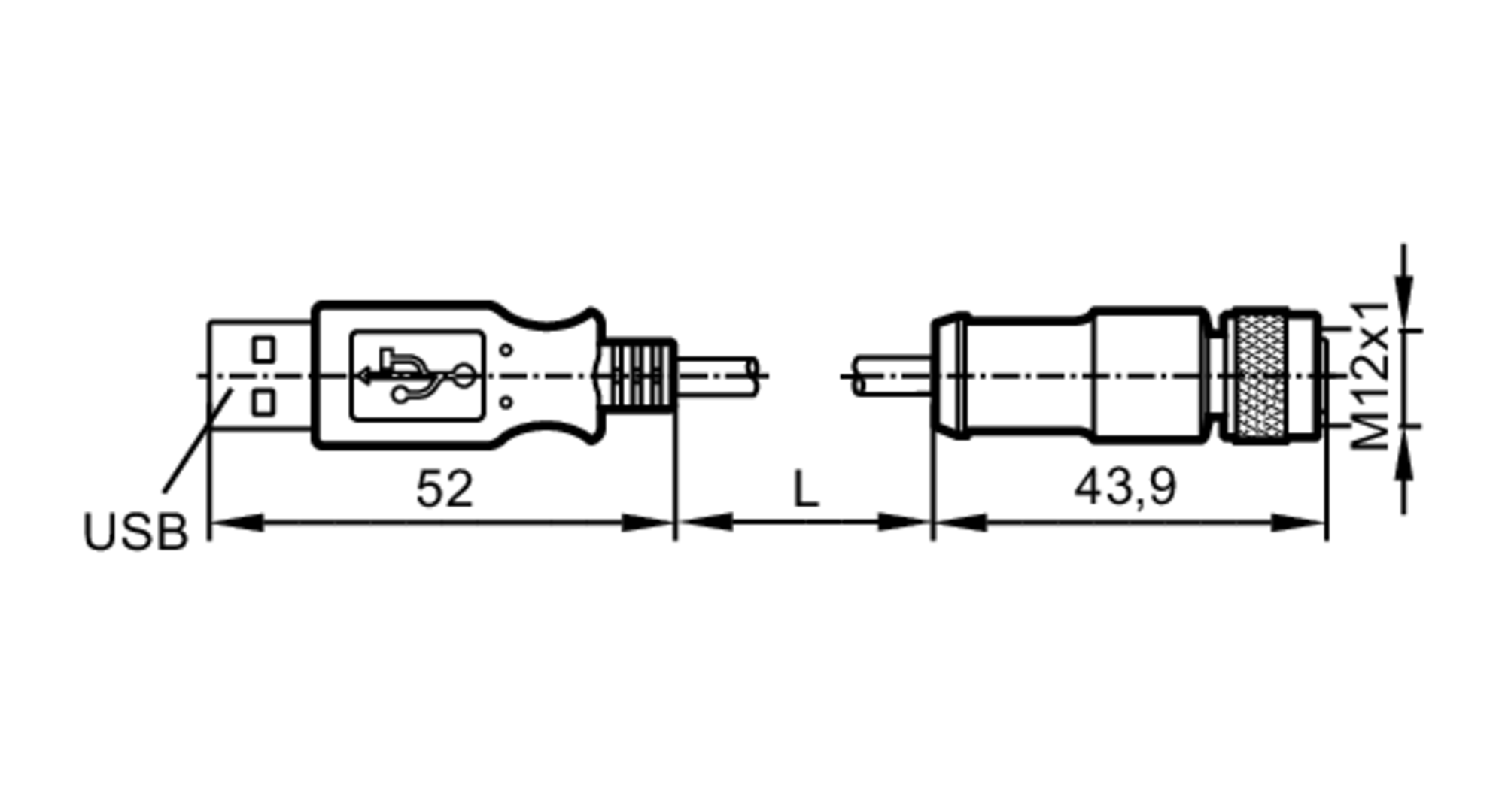 E12689 - USB-cable connection - ifm