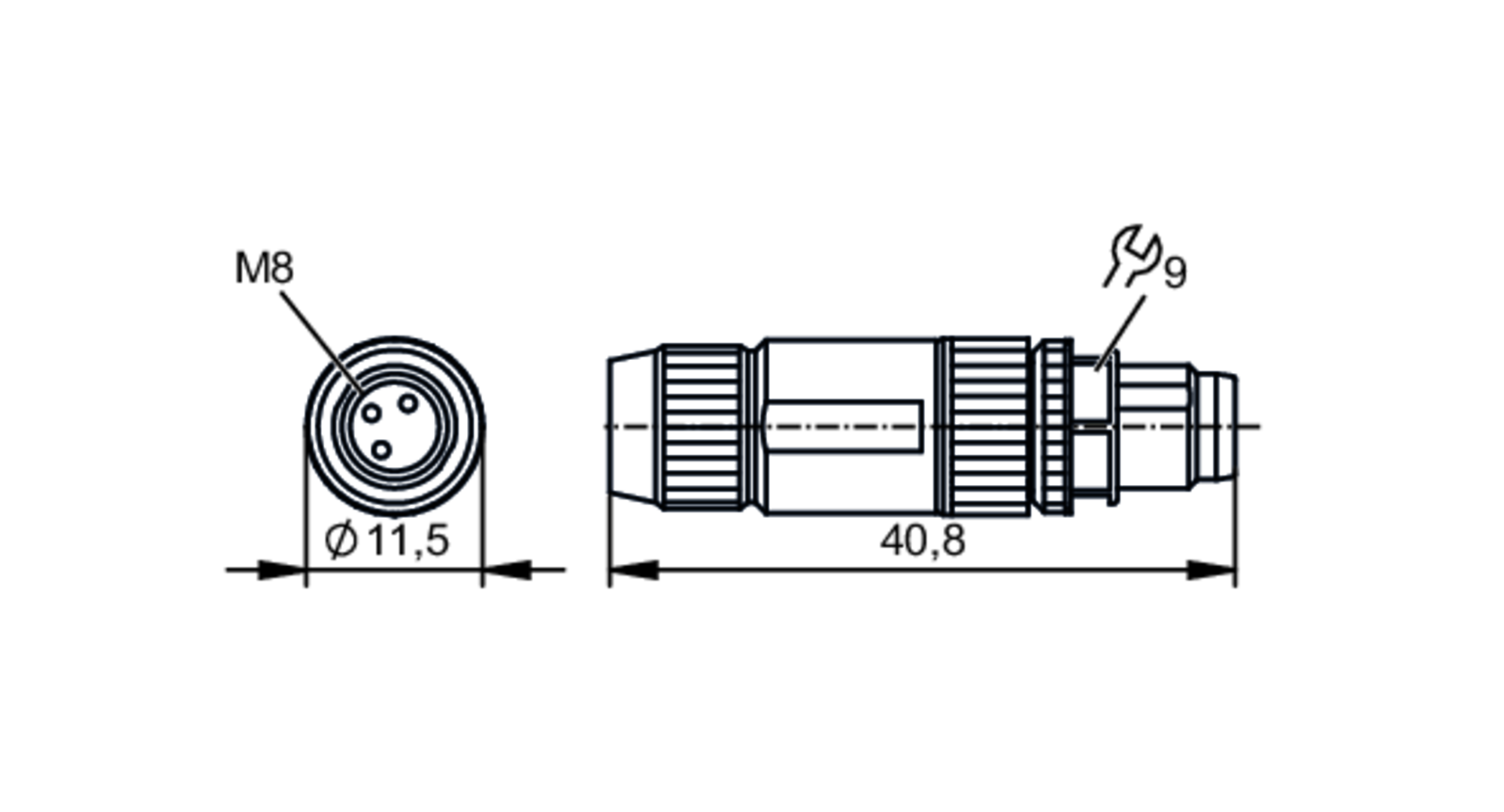ZJ4009 - Wirable plug - ifm