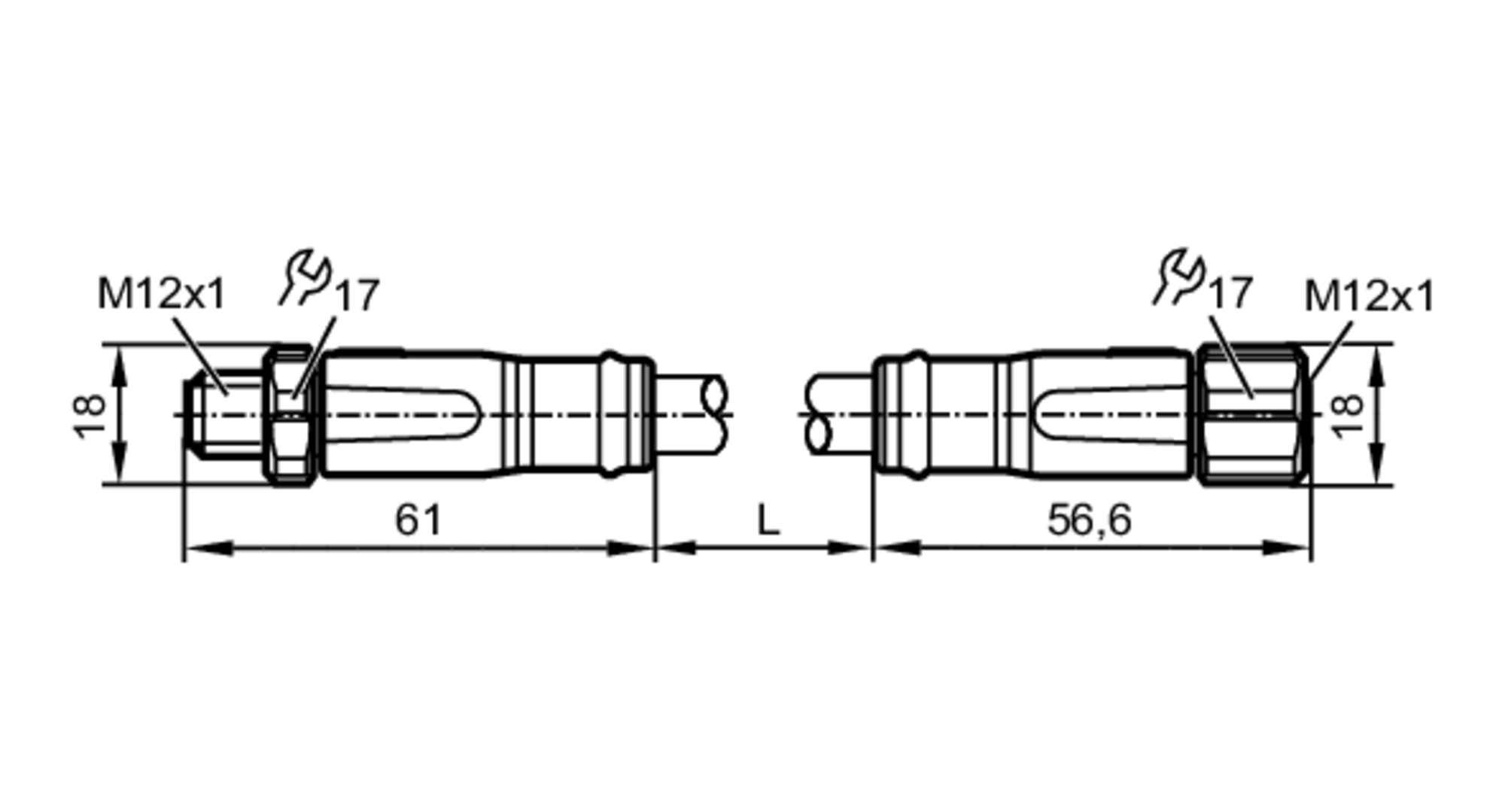 EVCA30 - Connection cable - ifm