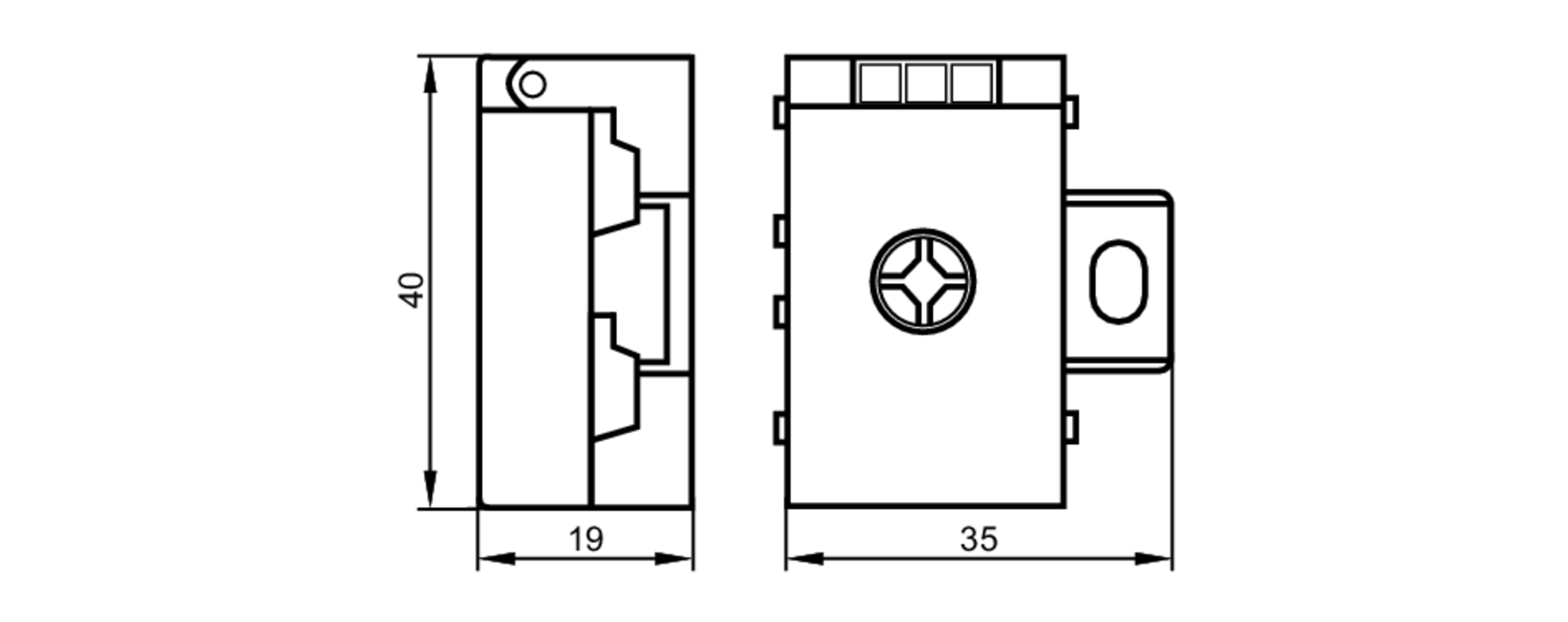 E70381 - AS-Interface flat cable splitter - ifm
