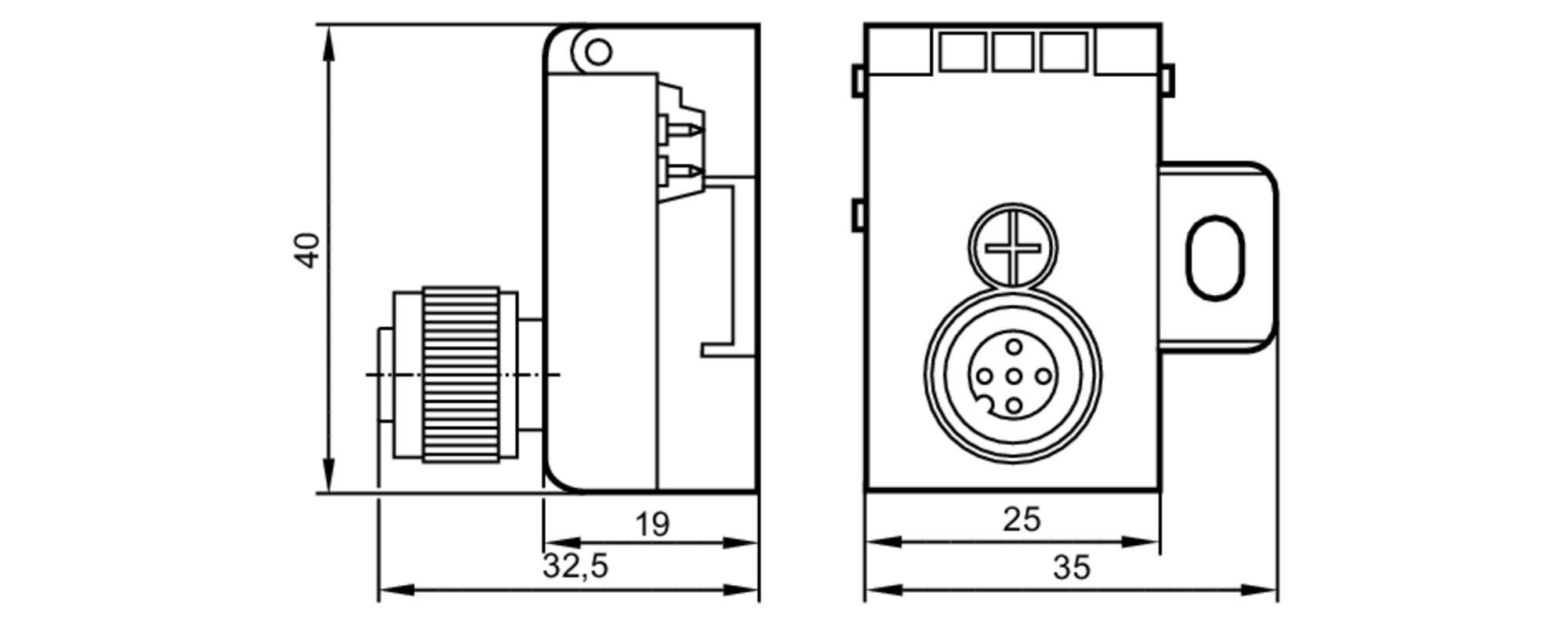 E70485 - AS-Interface flat cable insulation displacement connector - ifm