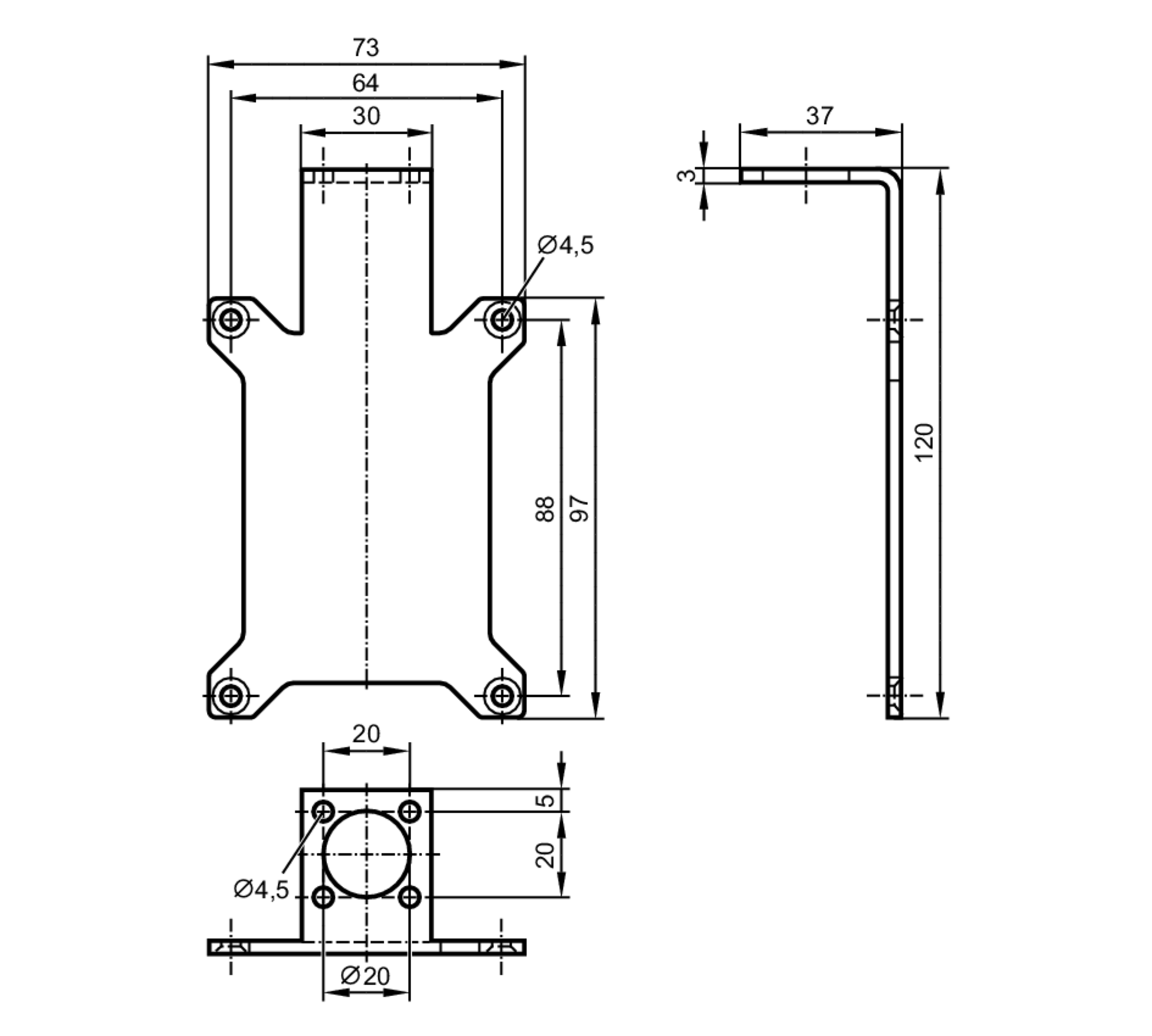 E80432 - Assembly angle - ifm