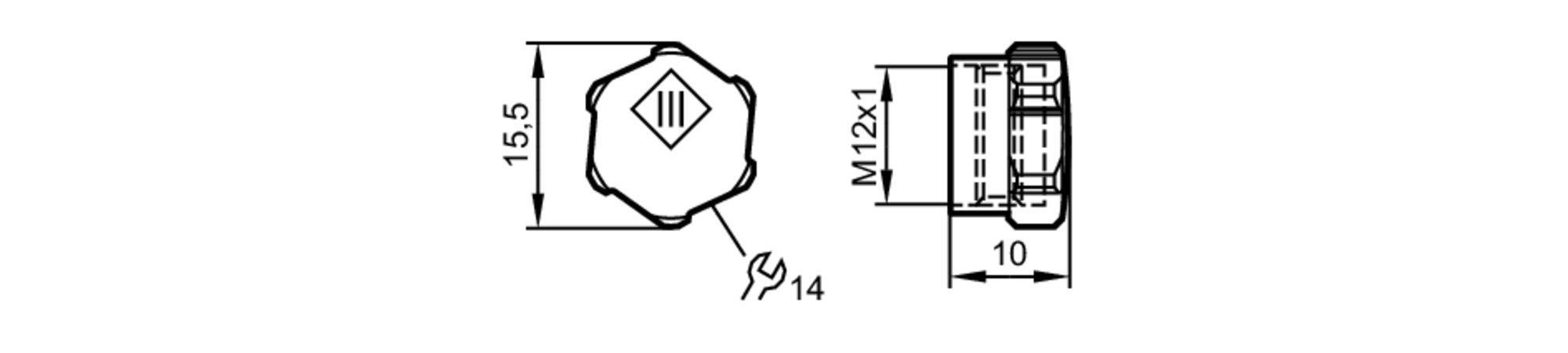 E12598 - Protective cap - ifm