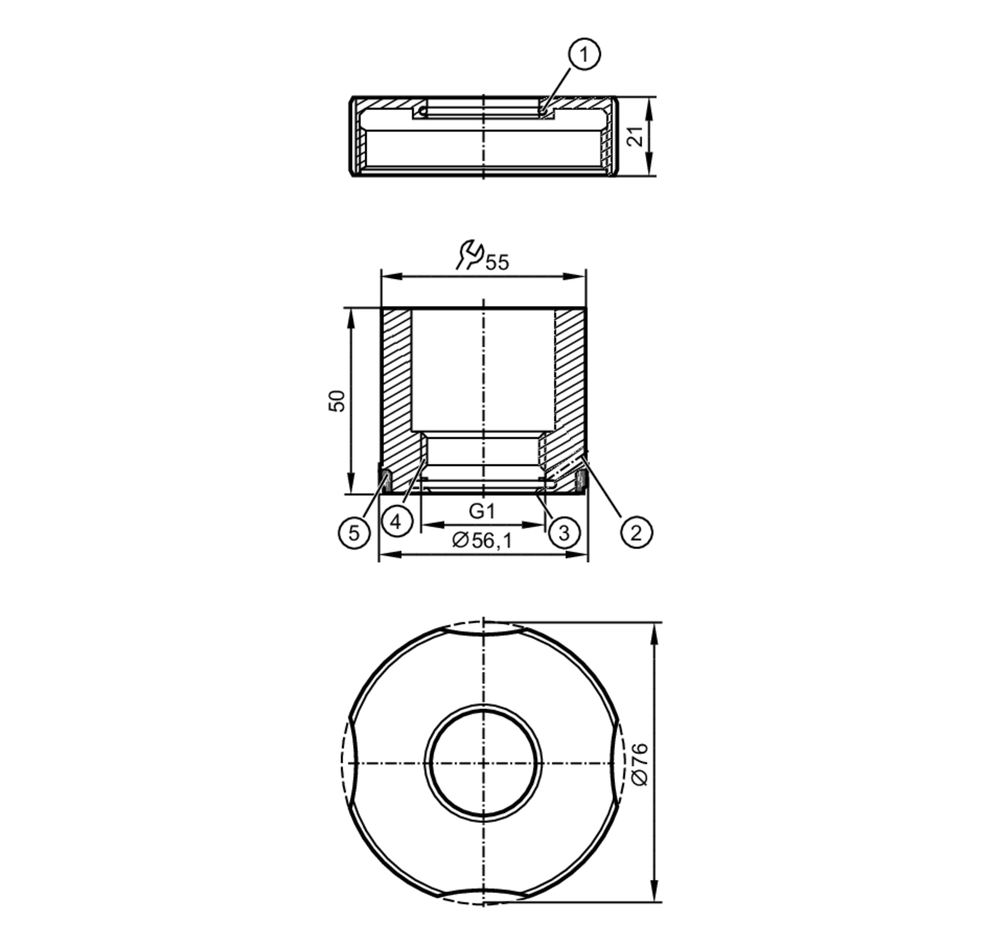 E33350 - universal process adapter - ifm