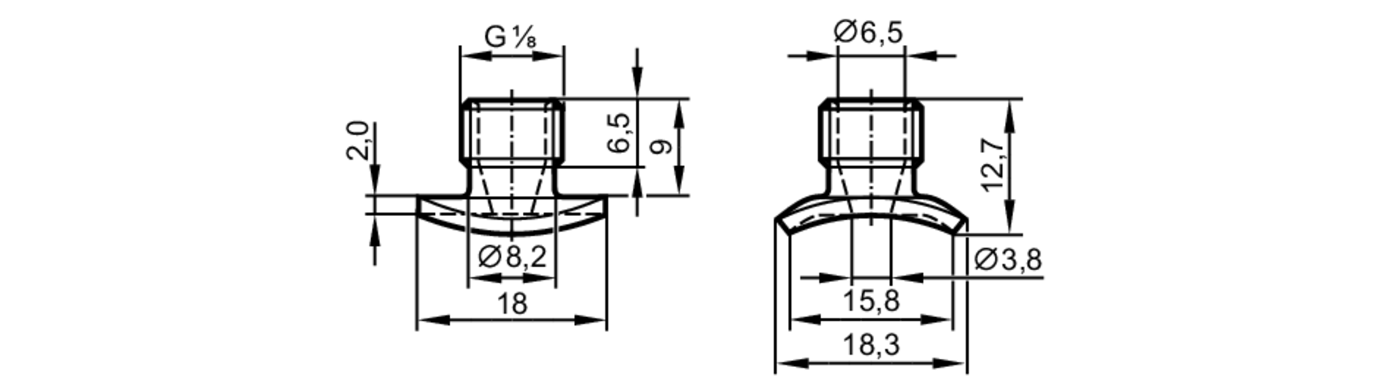 E38829 - Welding adapter for process sensors - ifm