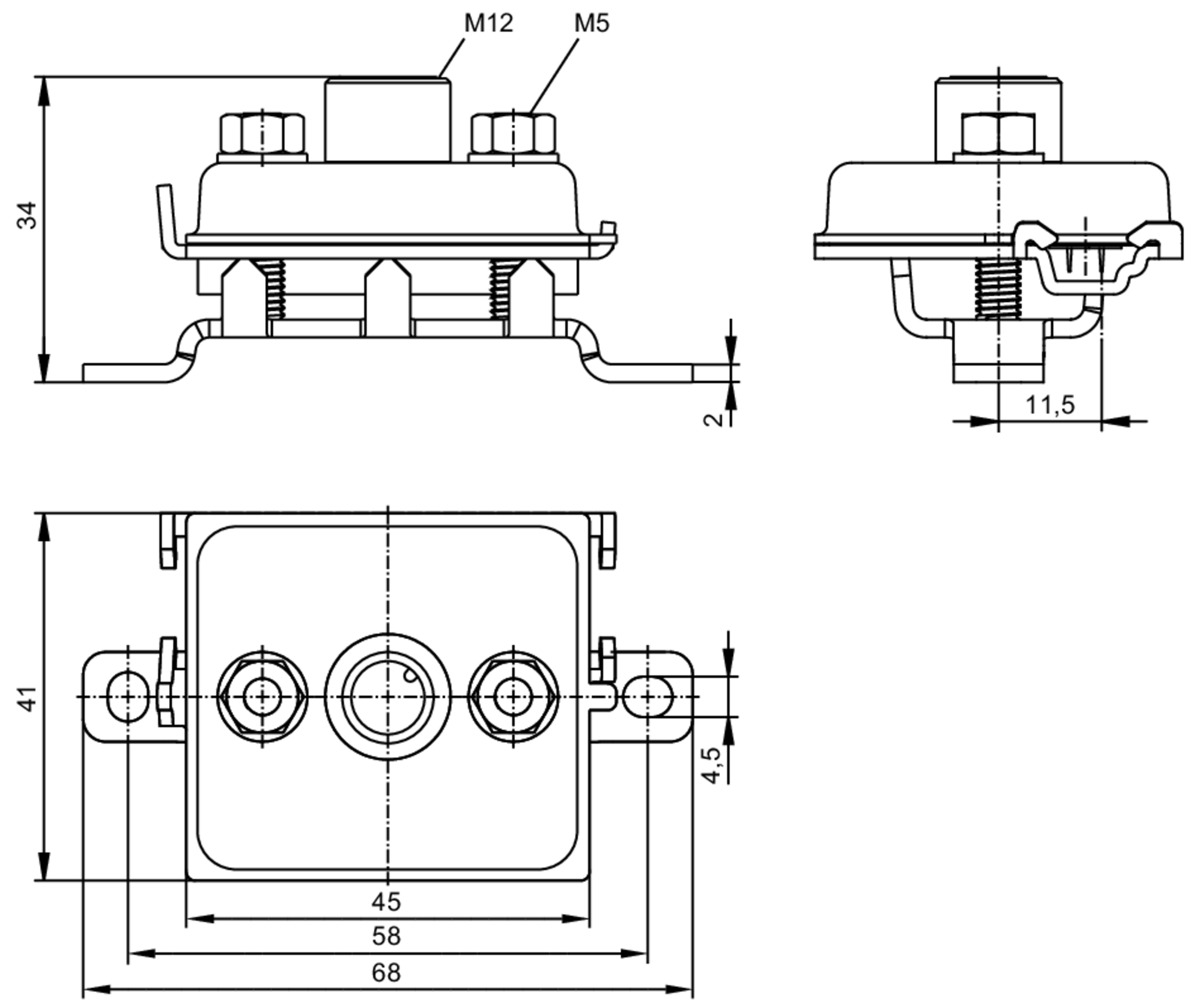 E75354 - AS-Interface flat cable insulation displacement connector - ifm