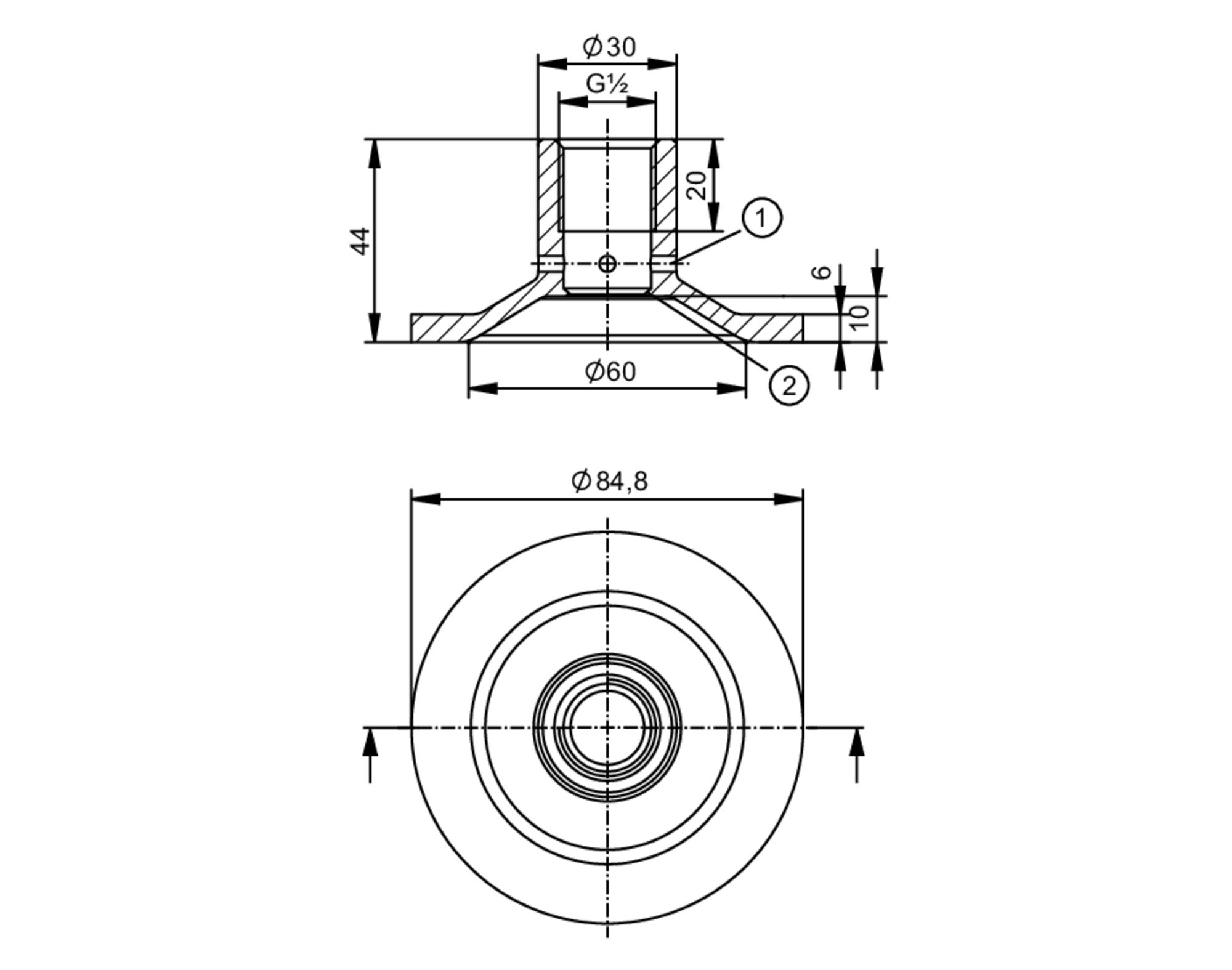 E43919 - Welding adapter for process sensors - ifm