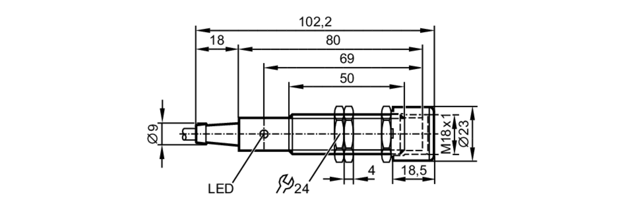 IG001A - Inductive sensor - ifm