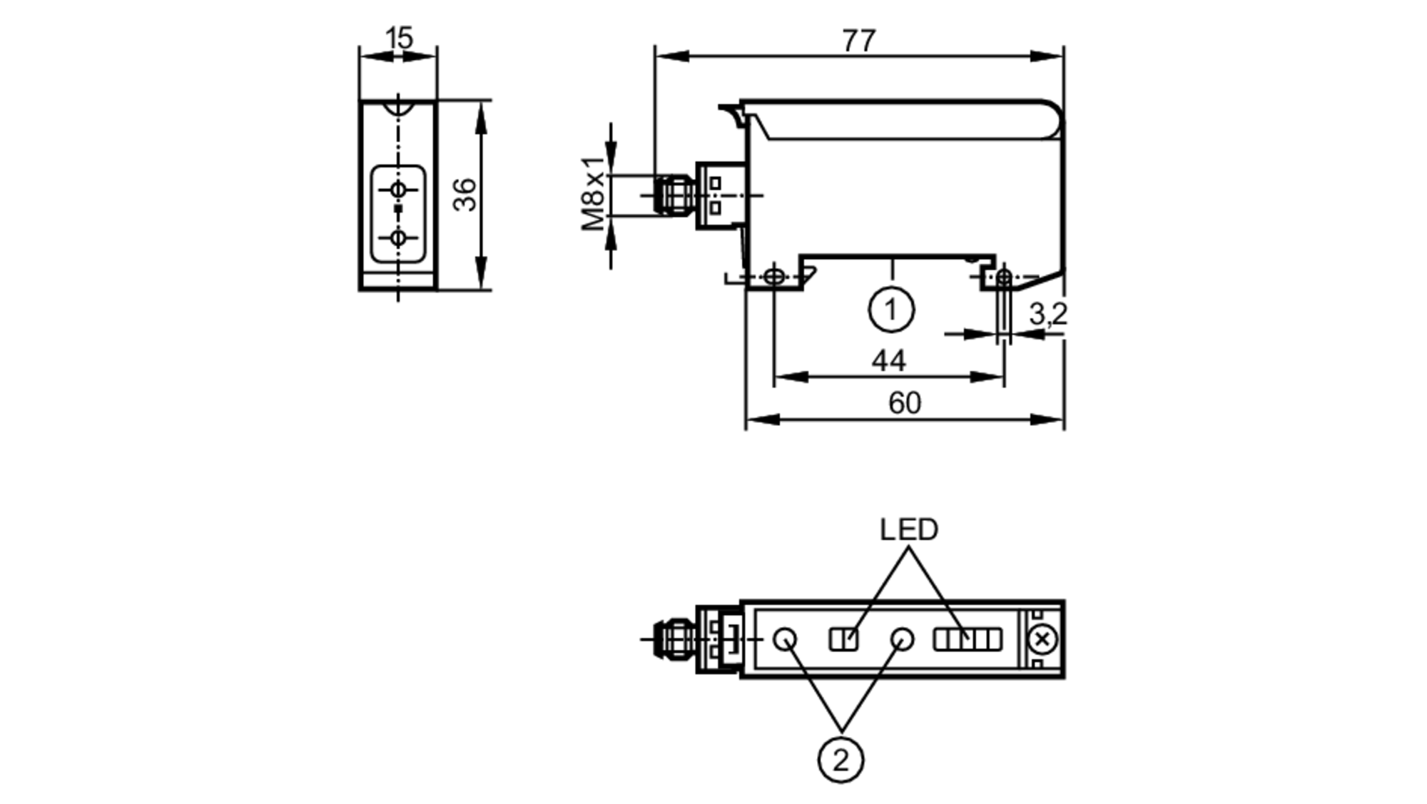 OBF501 - Fibre-optic amplifier - ifm