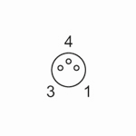 EVC142 - Connecting cable with socket - ifm