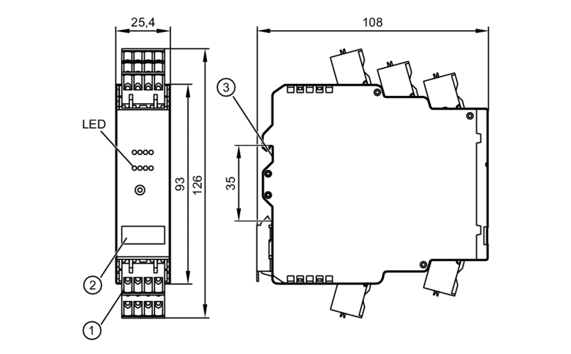 AC3216 - AS-Interface control cabinet module - ifm