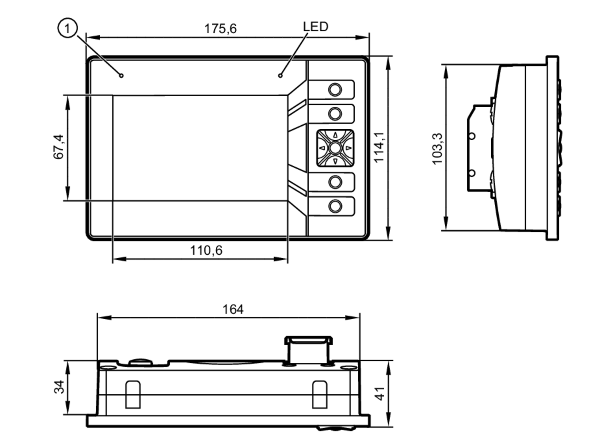 CR1151 - Programmable graphic display for controlling mobile machines - ifm