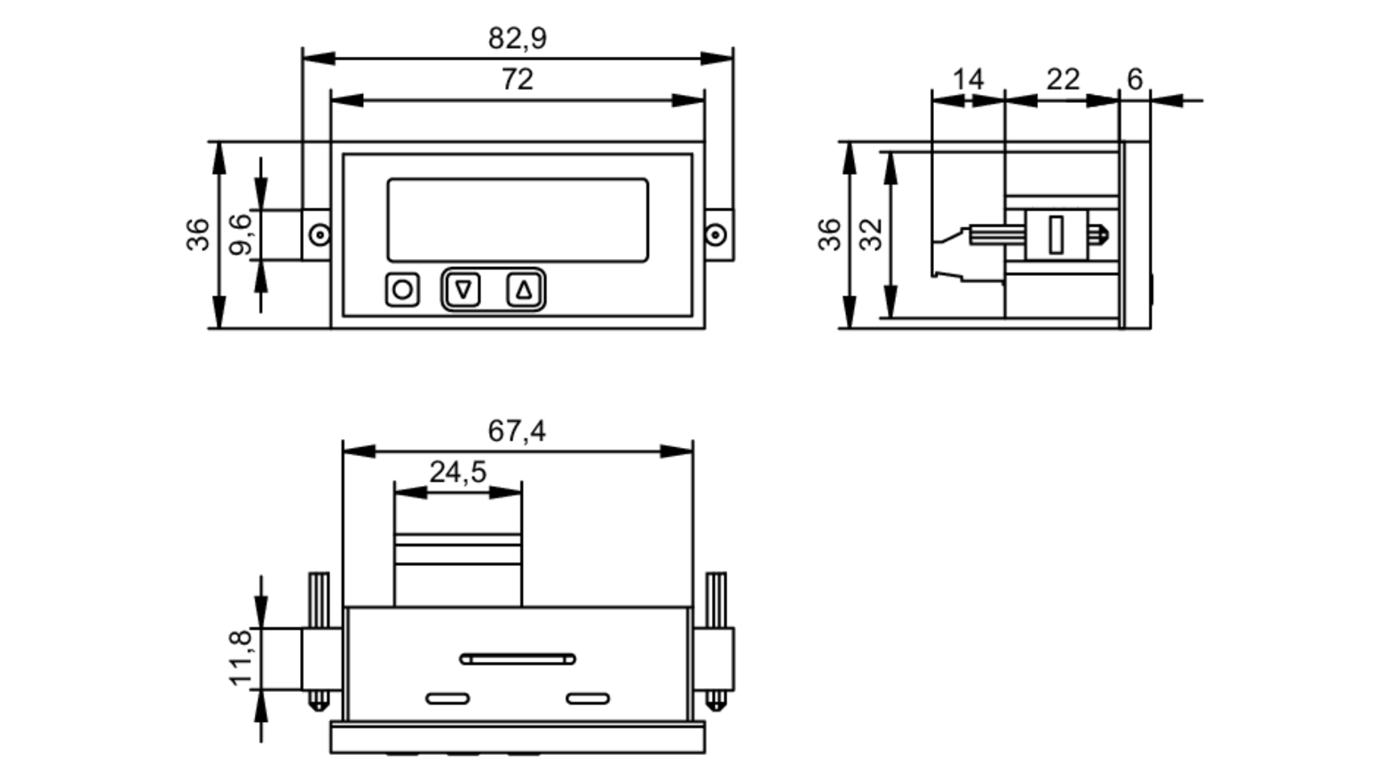 DX1041 - current loop display - ifm