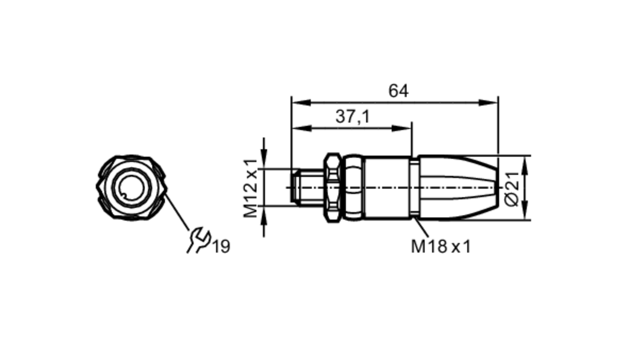 EVC816 - Wirable plug - ifm